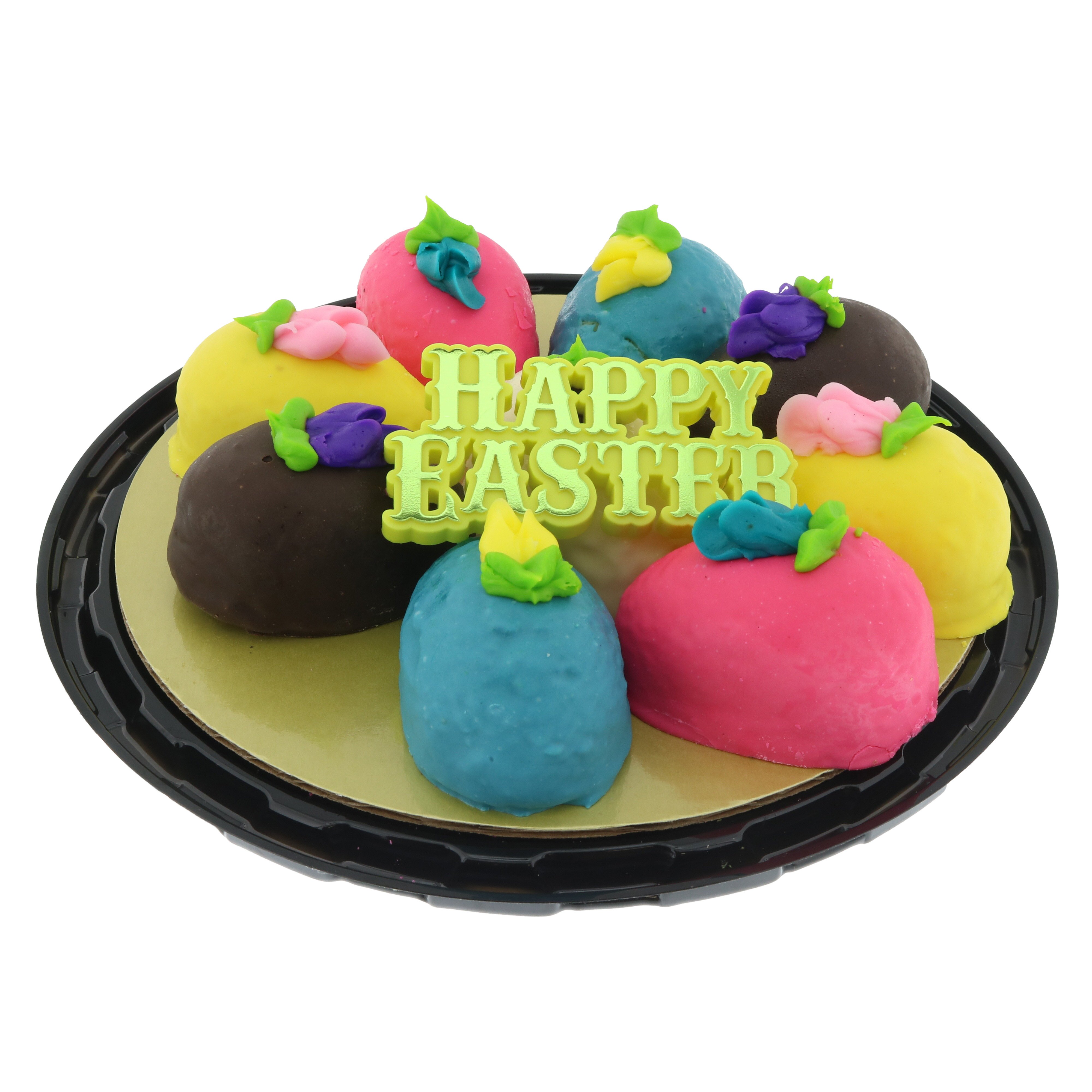 H-E-B Bakery Easter Egg Mini Chocolate & White Cakes - Shop Standard ...