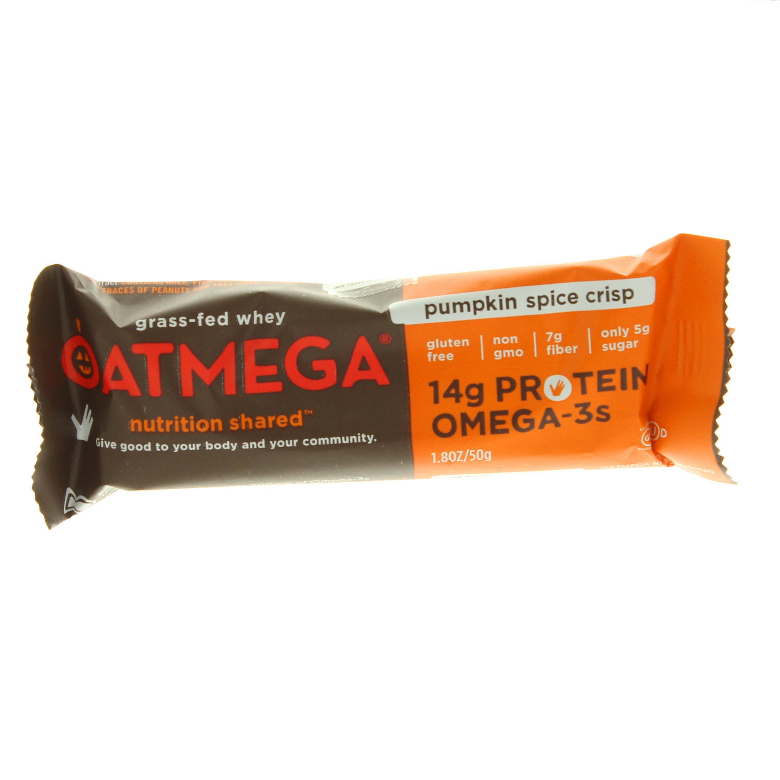 Boundless Nutrition Oatmega Bar Pumpkin Spice Crisp - Shop Granola ...