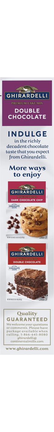 Ghirardelli Double Chocolate Premium Cake Mix - Shop Baking mixes at H-E-B