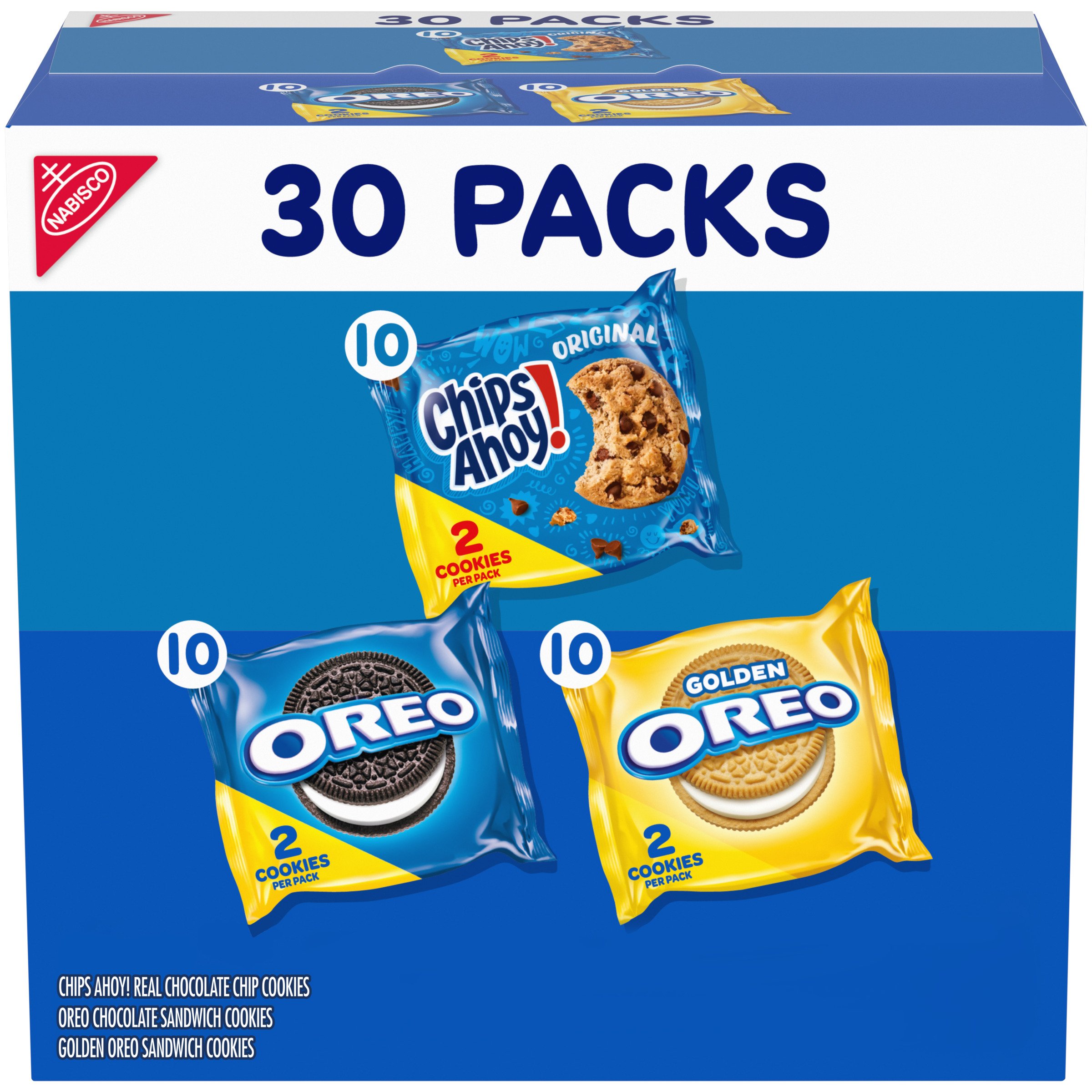 Nabisco Sweet Treats Cookie Variety Pack 1 oz Bags - OREO & Chips Ahoy ...