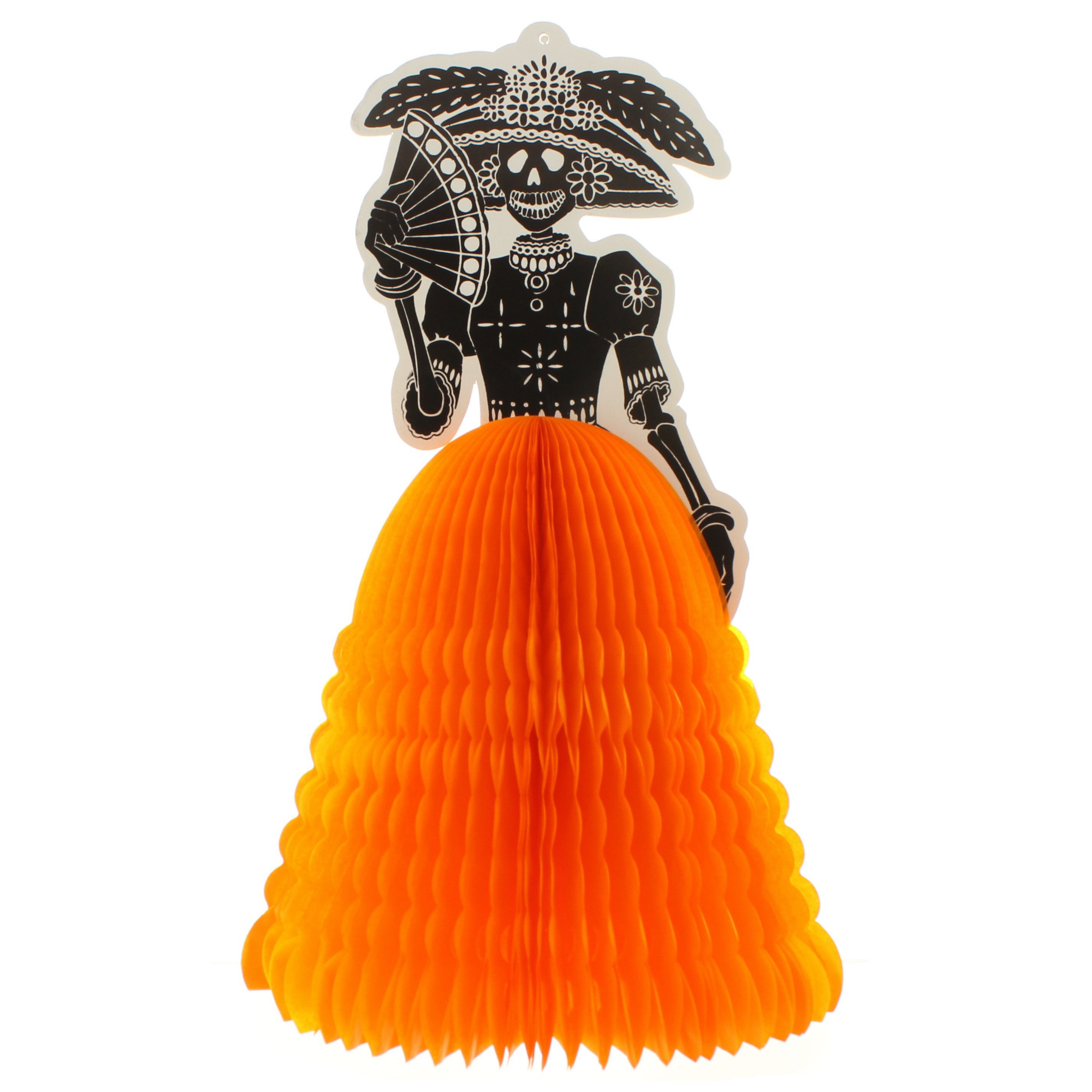 Blue Orange Pottery Day Of The Dead Papel Picado La Catrina , Assorted ...