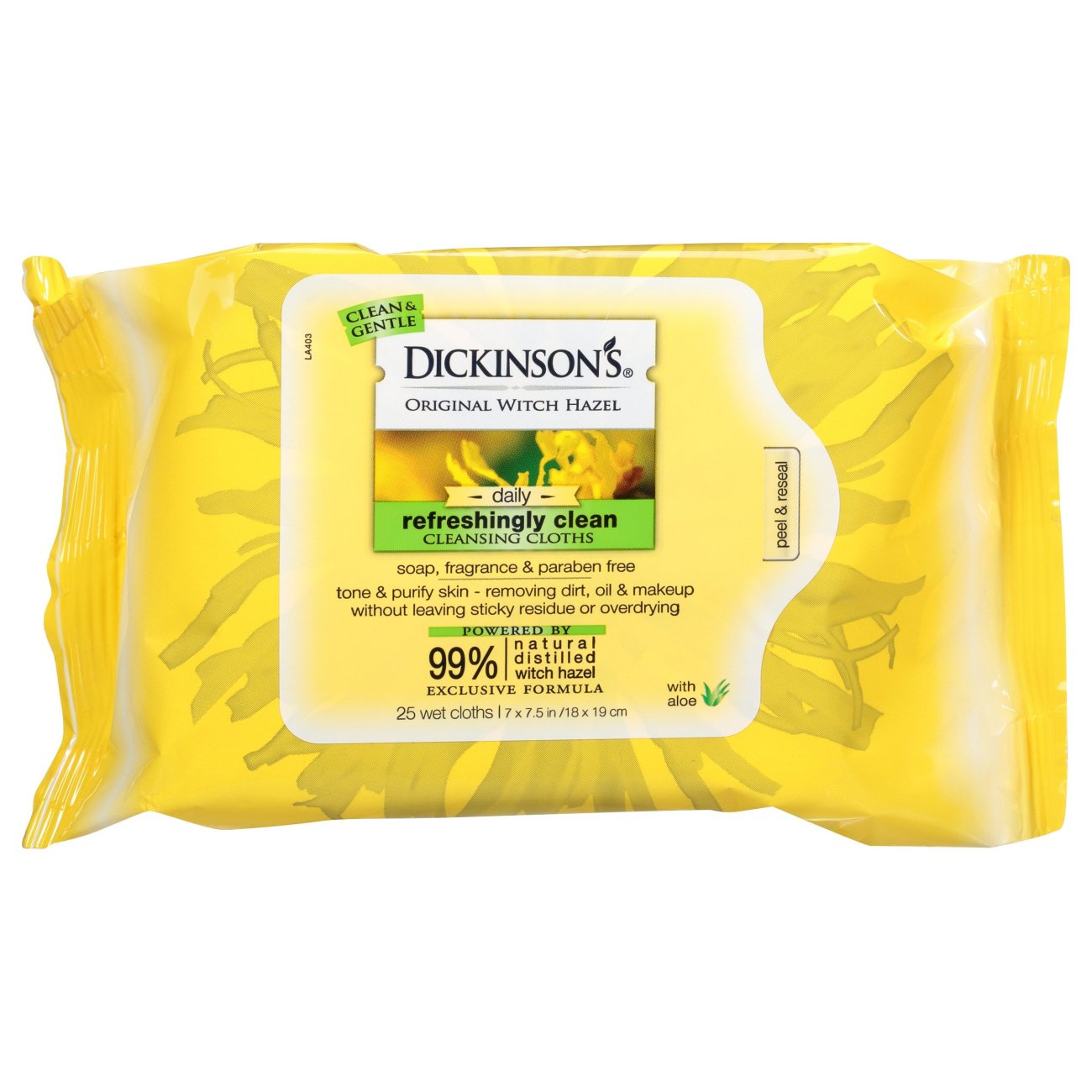 Dickinson's Daily Refreshingly Clean Cleansing Cloths - Shop Facial ...