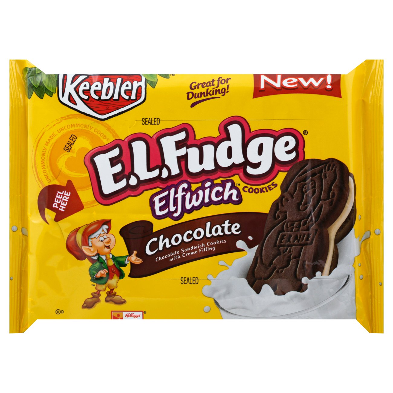 Keebler E.L. Fudge Elfwich Chocolate Cookies - Shop Cookies at H-E-B
