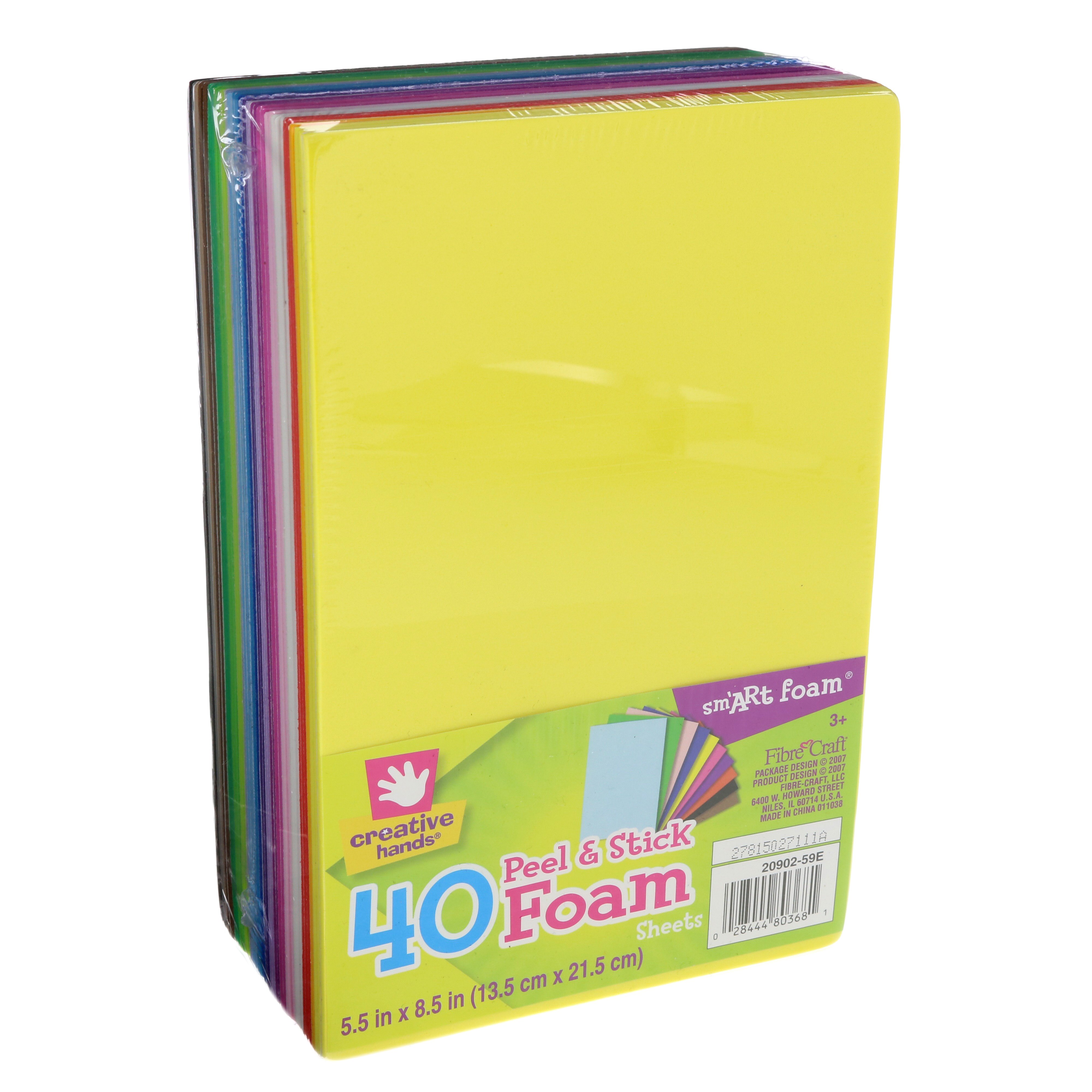 Creative Hands smART Foam Peel & Stick Foam Sheets - Shop Craft basics ...