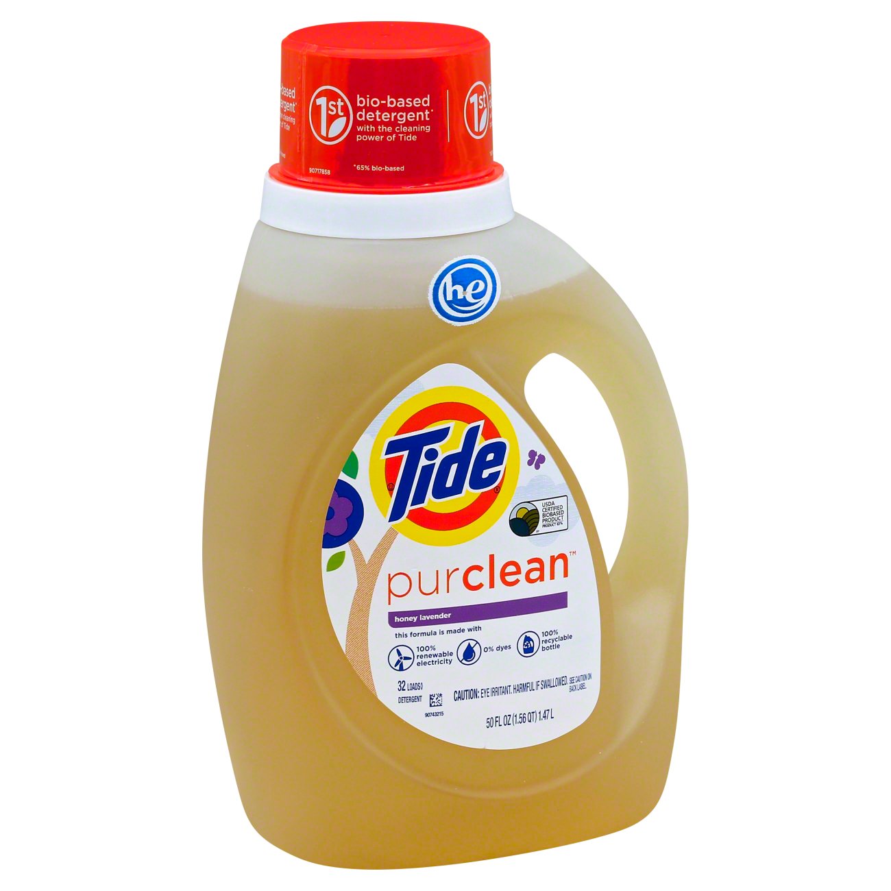 Tide 2X HE pureclean Liquid Detergent 32 Loads - Shop Detergent at H-E-B