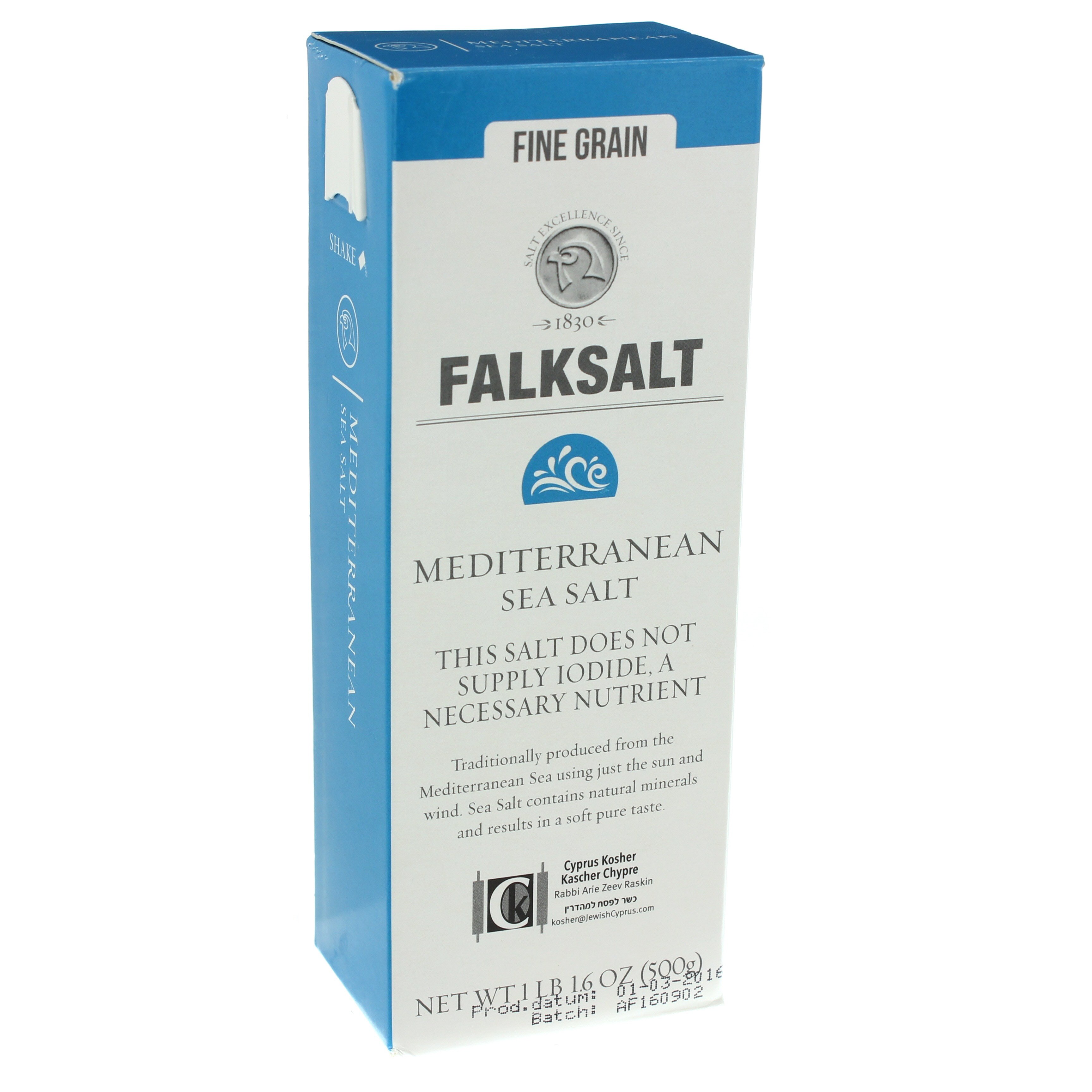 Falksalt Mediterranean Sea Salt - Fine Grain - Shop Herbs & spices at H-E-B