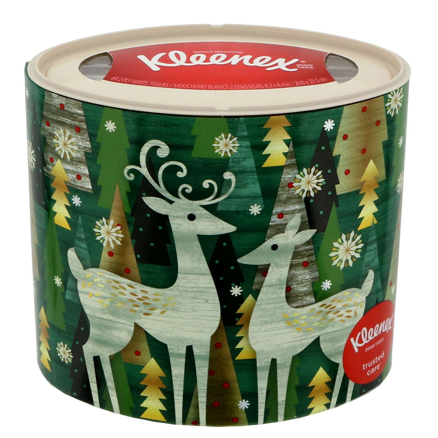 Kleenex Holiday Oval Facial Tissue, Colors & Designs May Vary - Shop ...