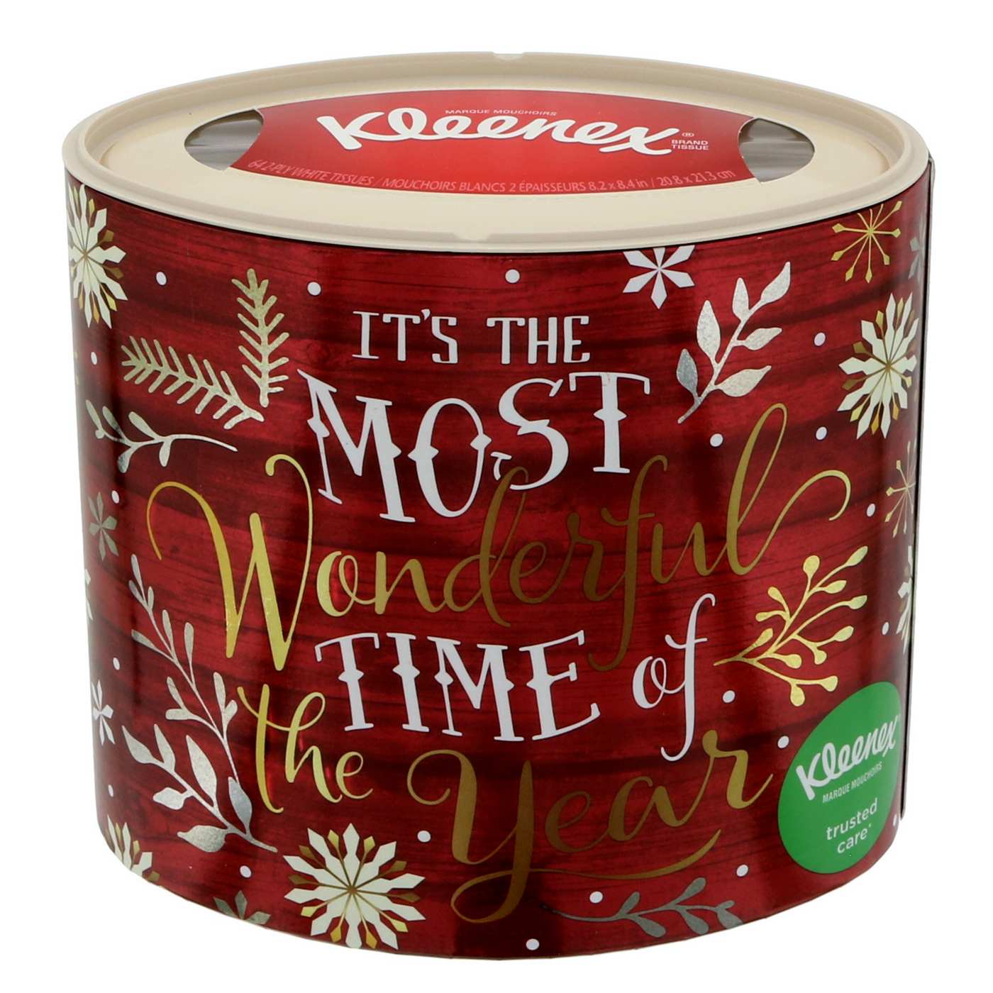 Kleenex Holiday Oval Facial Tissue, Colors & Designs May Vary - Shop ...