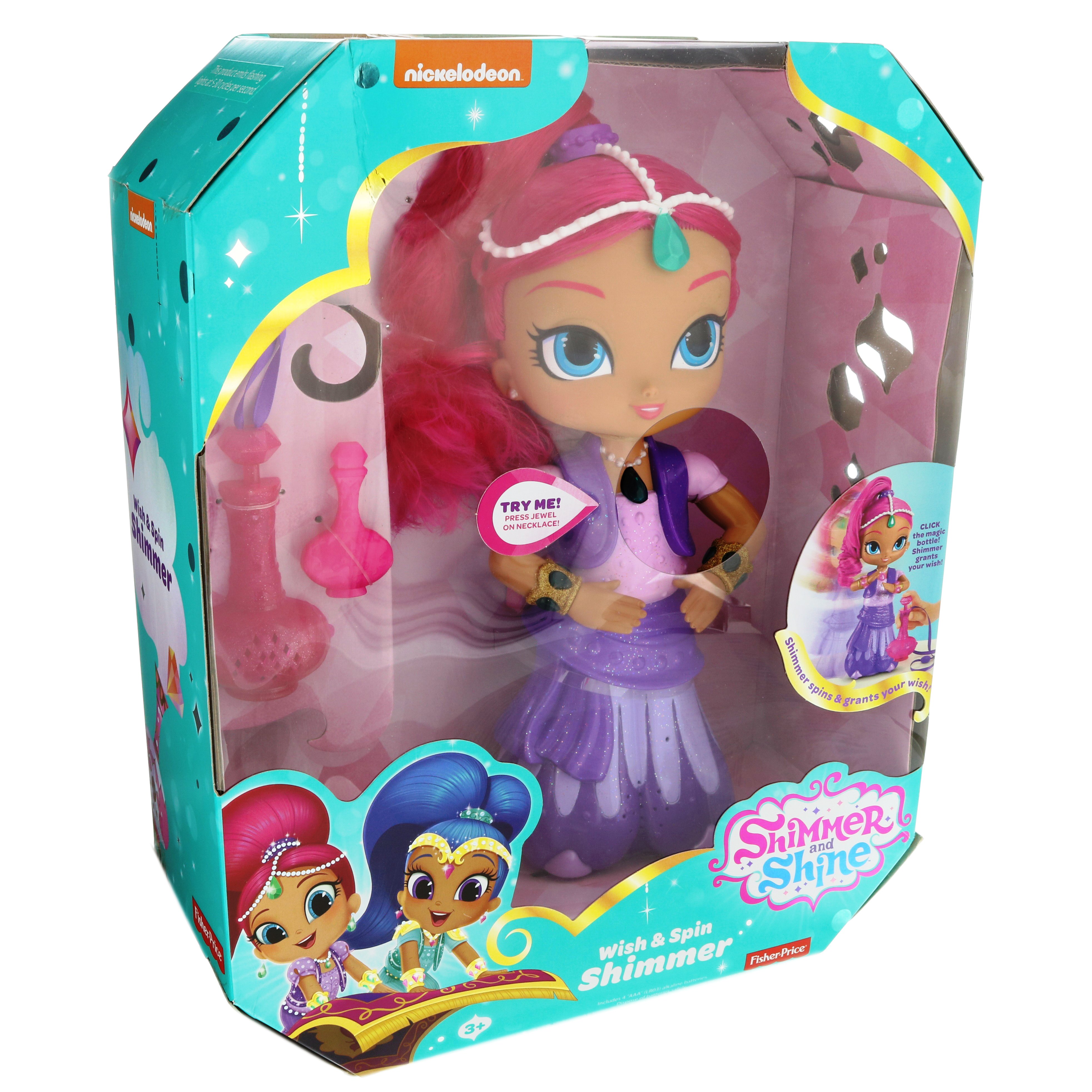 Fisher-Price Shimmer & Shine Wish & Spin Dolls - Shop Action Figures ...