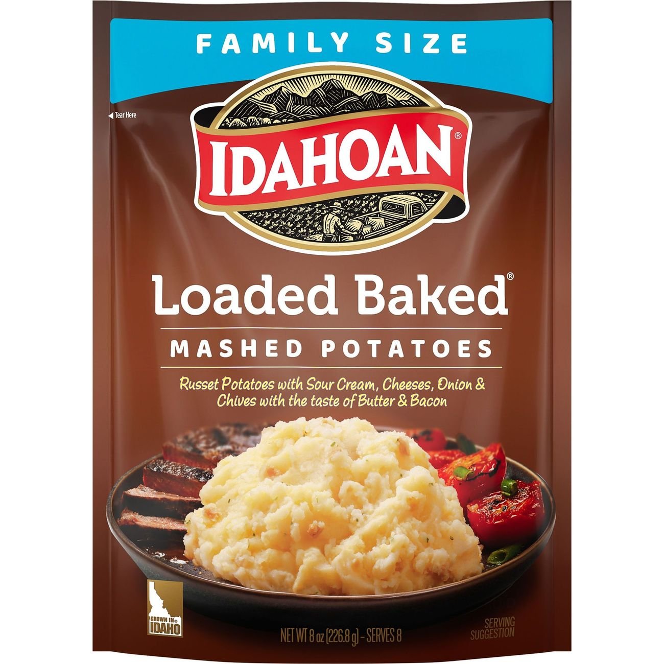 Idahoan Family Size Loaded Baked Mashed Potatoes, 8 oz | Low Prices ...