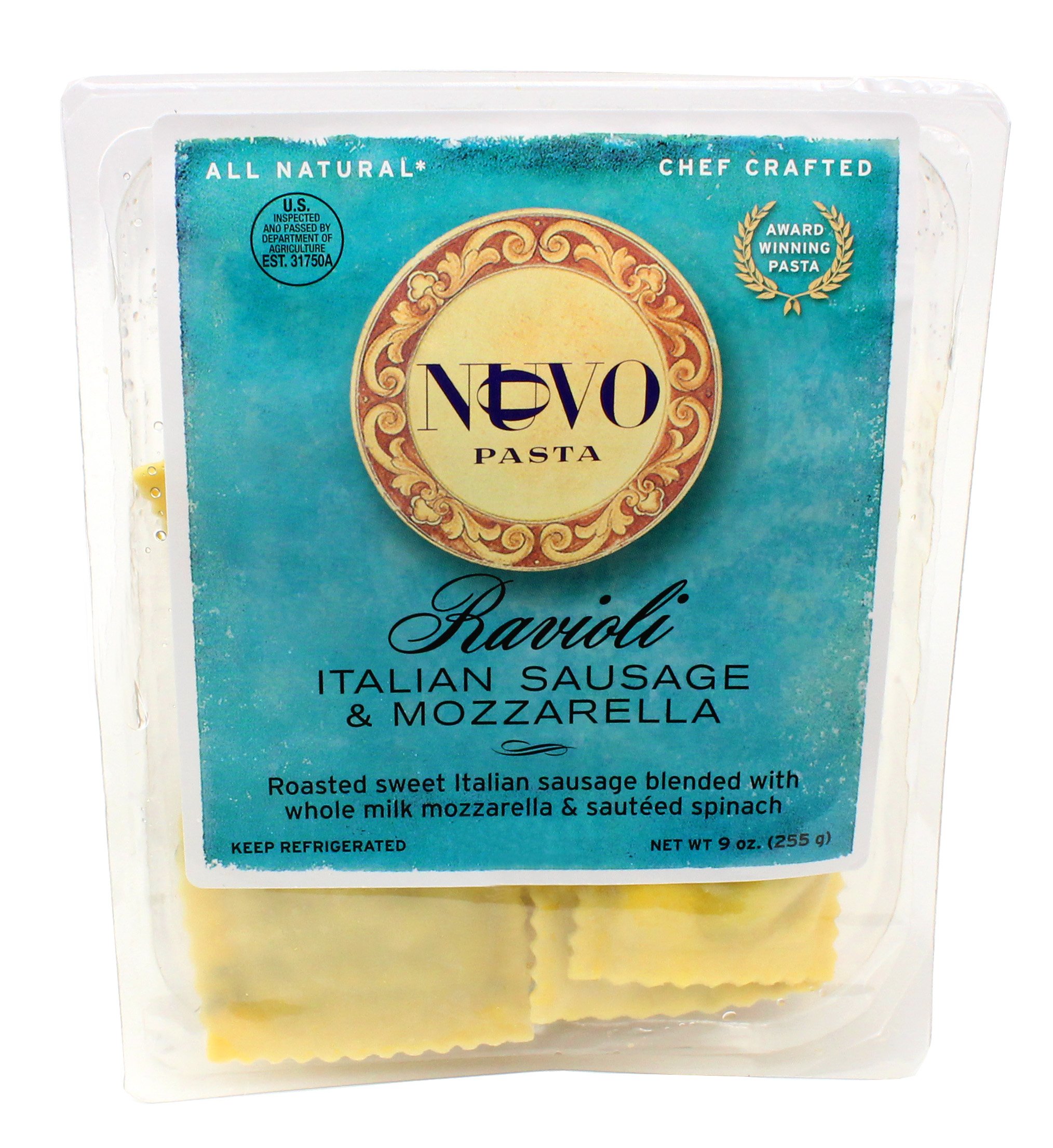 Nuovo Italian Sausage & Mozzarella Ravioli, 9 oz | Central Market ...