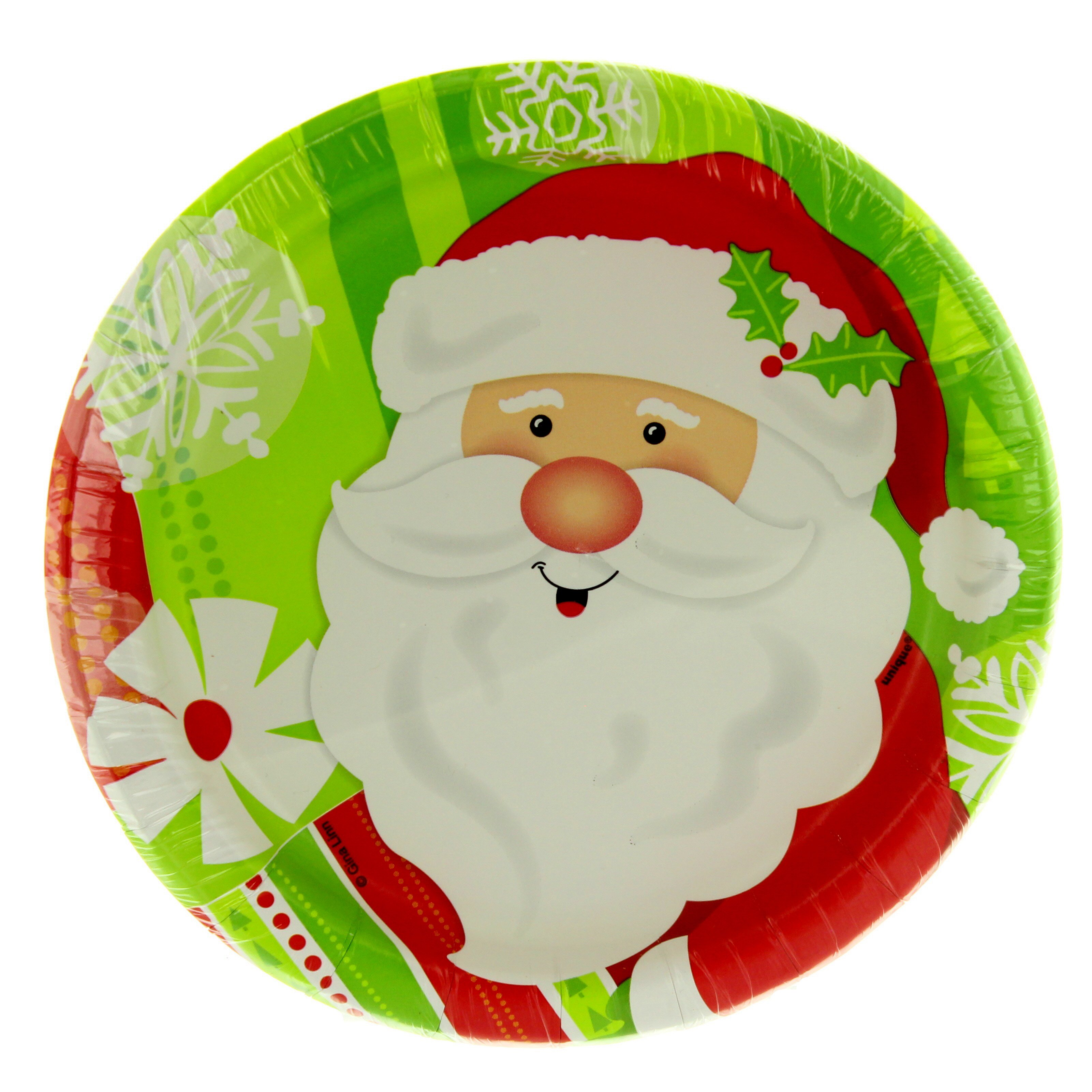 Unique Happy Santa 7 Inch Plates - Shop Plates & bowls at H-E-B
