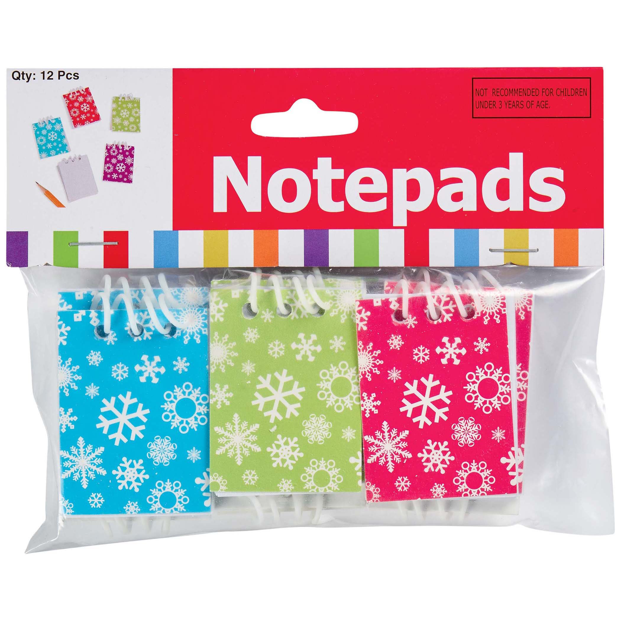 Fun Express Snowflake Mini Spiral Notepads - Shop at H-E-B