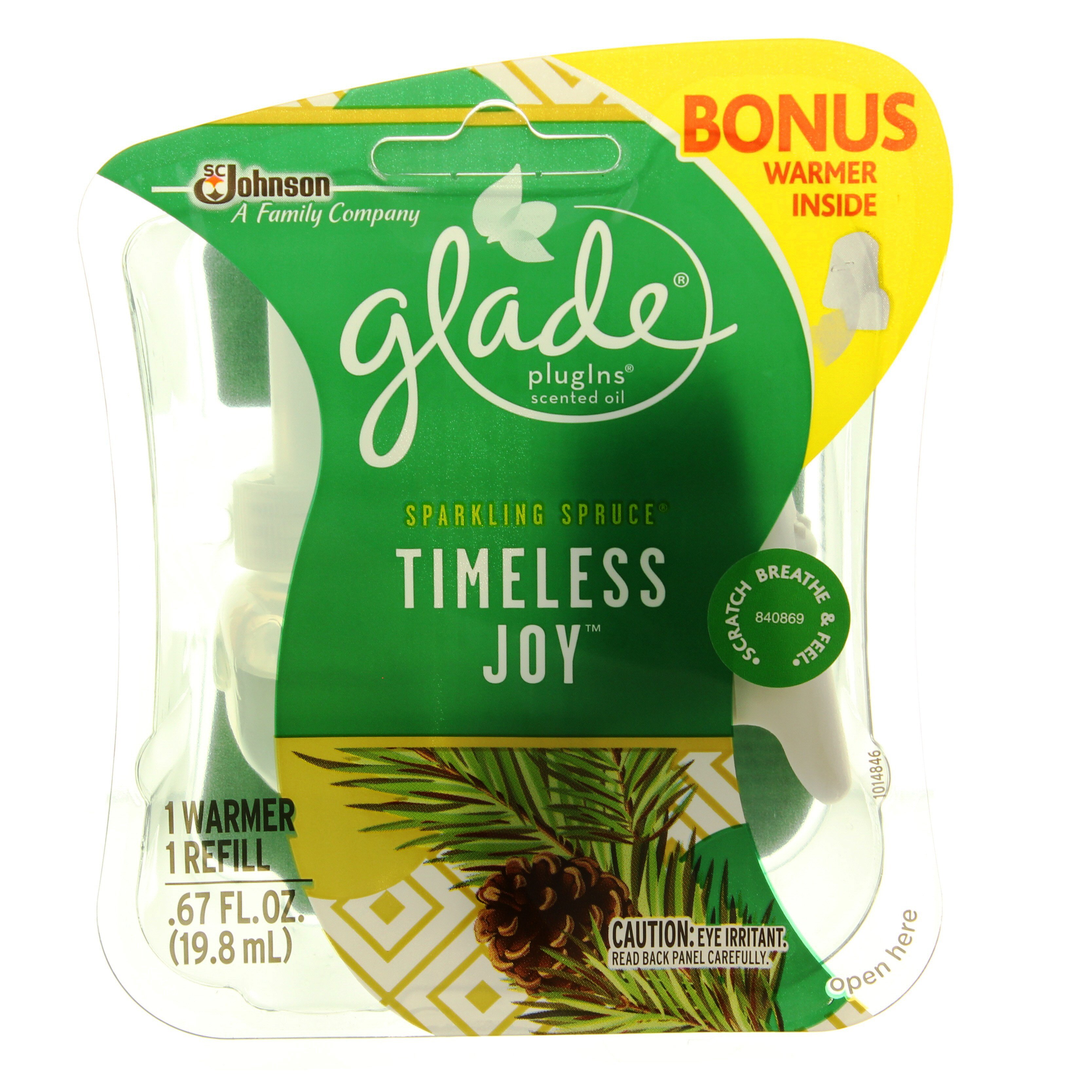 Glade Plugins Warmer & Refill Timeless Joy - Shop Scented oils & wax at ...
