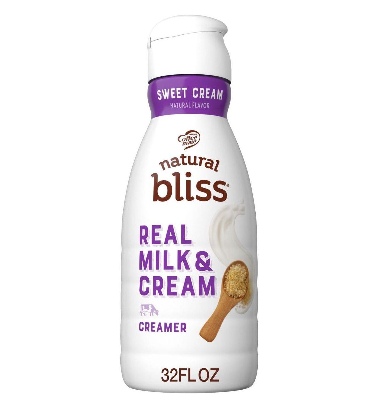 Nestle Natural Bliss Liquid Coffee Creamer - Sweet Cream - Shop Coffee ...