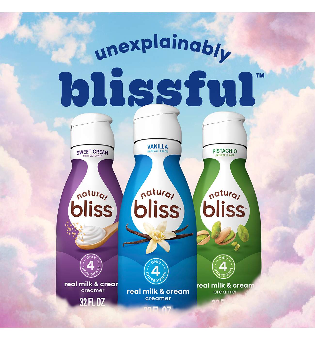 Natural Bliss Coffee Mate Natural Bliss Real Milk & Cream Creamer ...