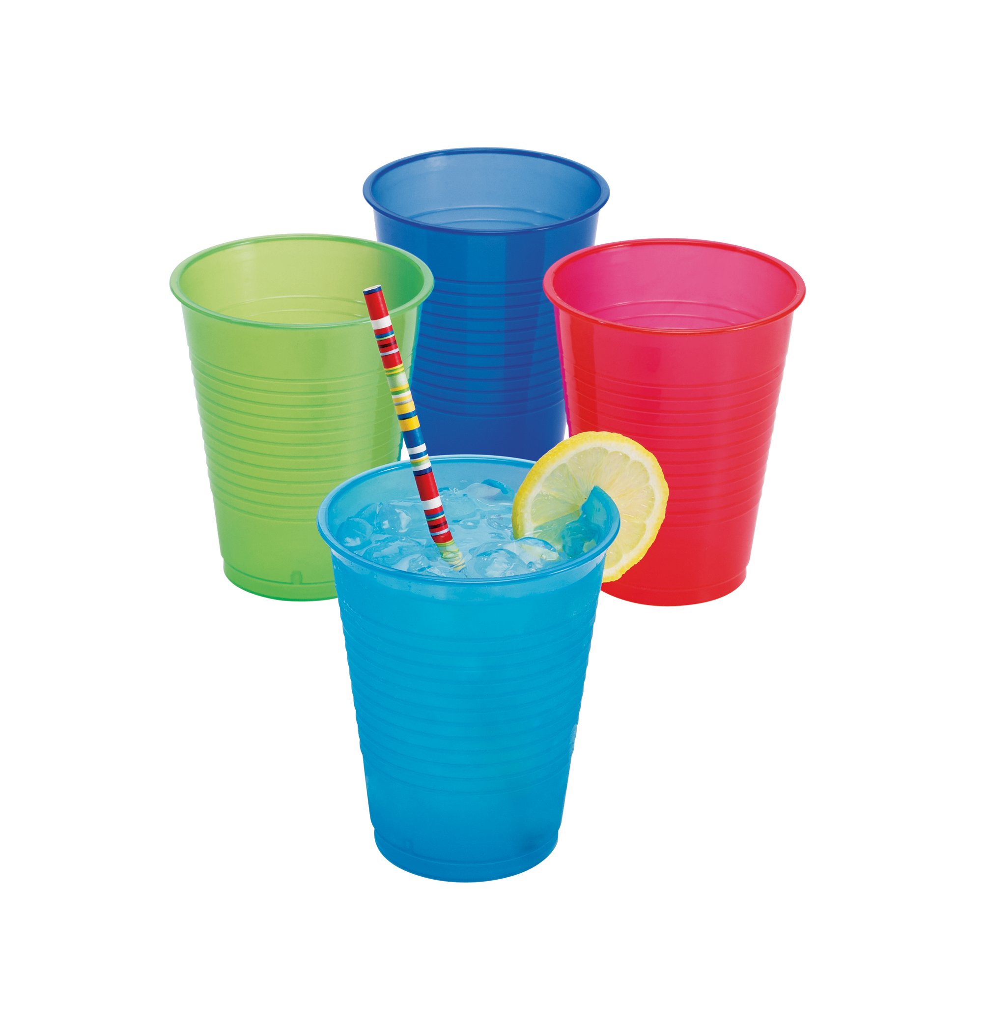 Holiday Market 18 OZ Fiesta Party Cup, Assorted Colors - Shop Travel ...