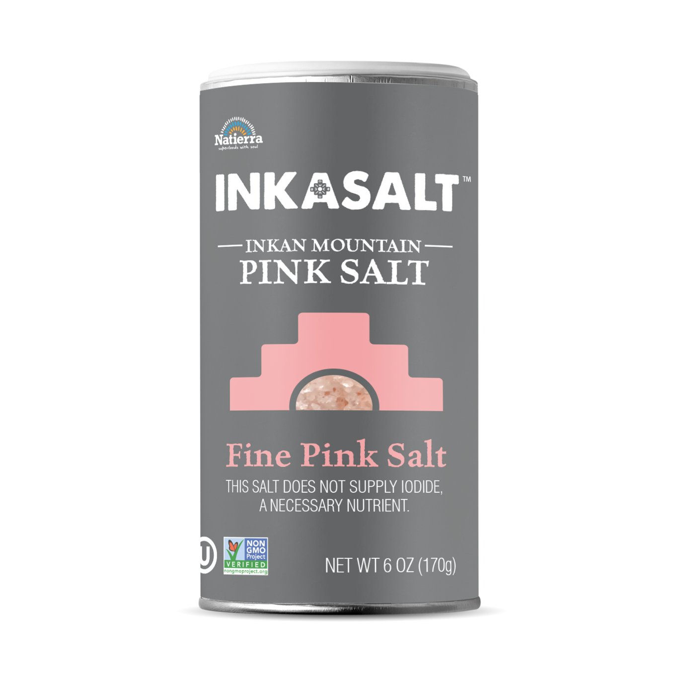 Natierra InkaSalt Fine Pink Salt - Shop Spices & Seasonings at H-E-B