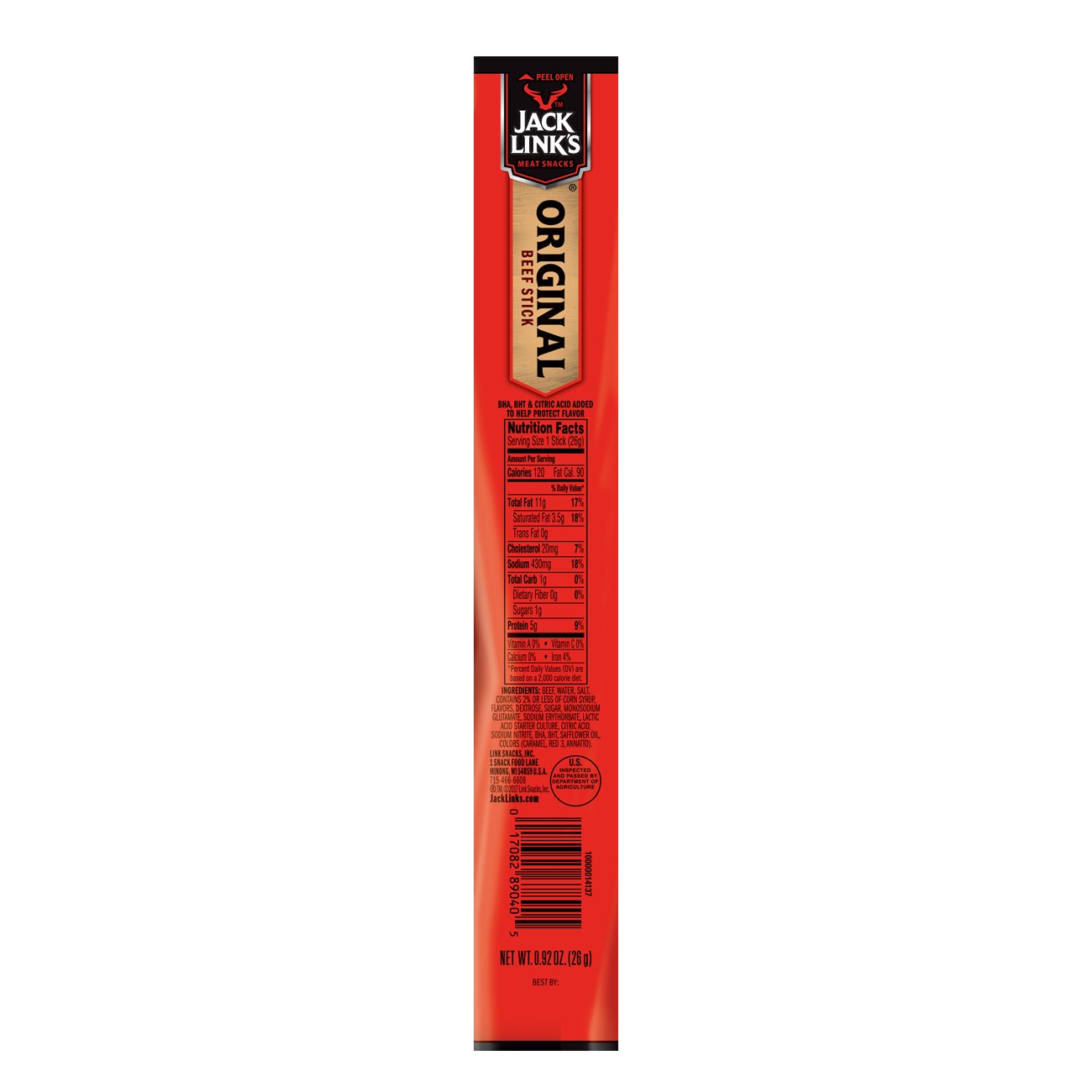 Jack Link's 5g Protein Original Beef Stick, 0.92 oz | Joe V's Smart ...