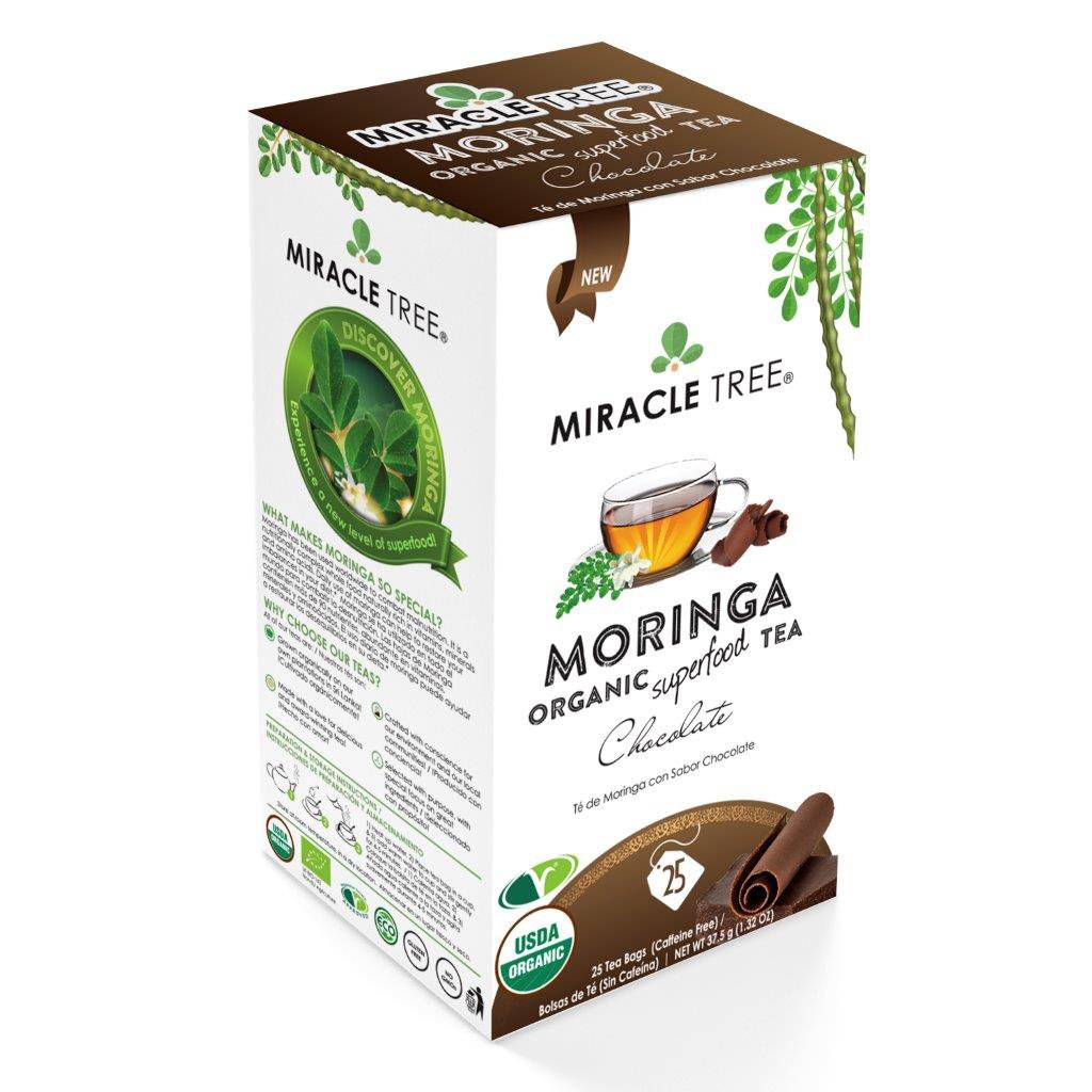 Miracle Tree Moringa Chocolate Organic Tea Bags - Shop Tea at H-E-B