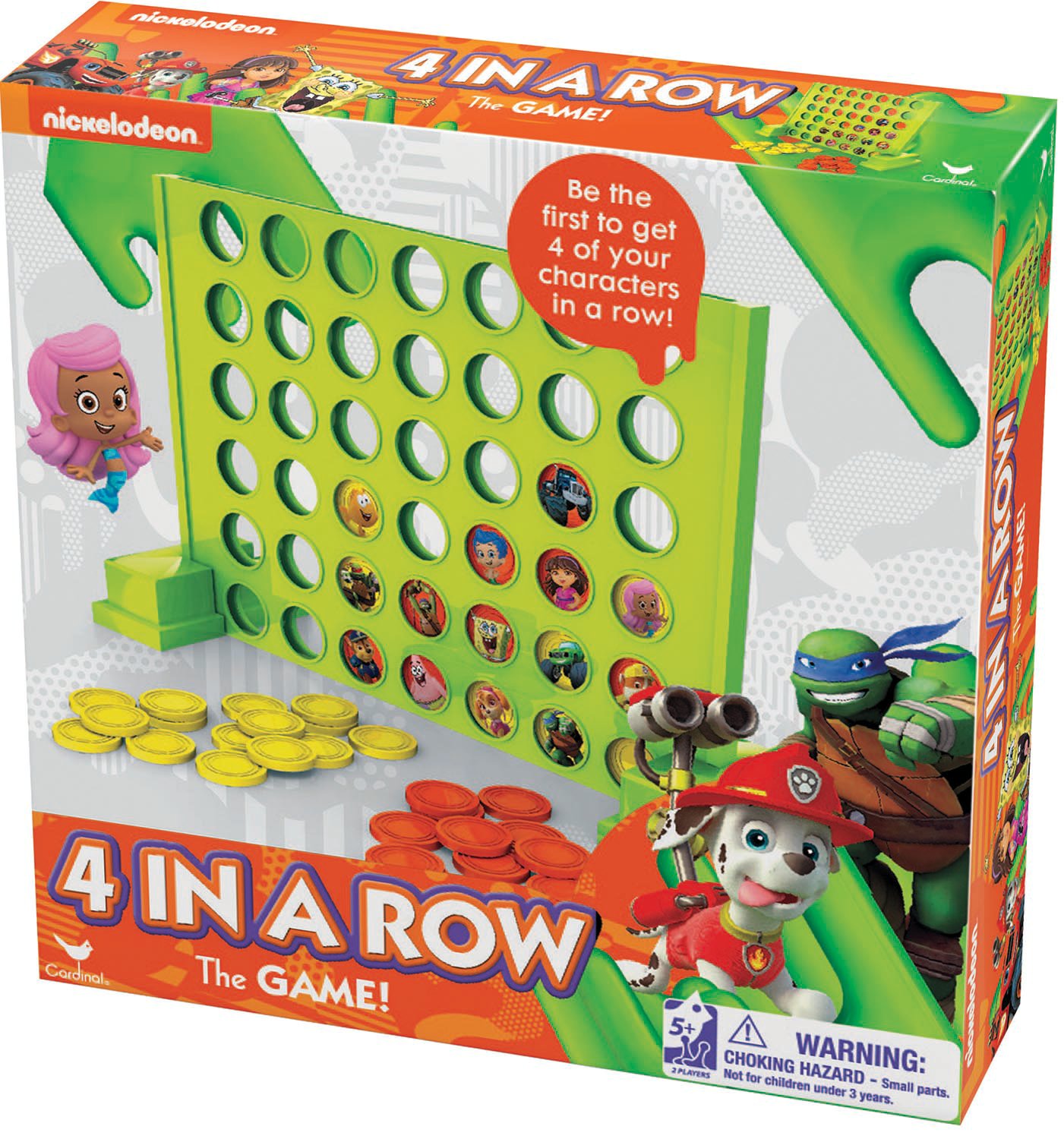 Cardinal Industries Nickelodeon 4-In-A-Row Game - Shop Games at H-E-B