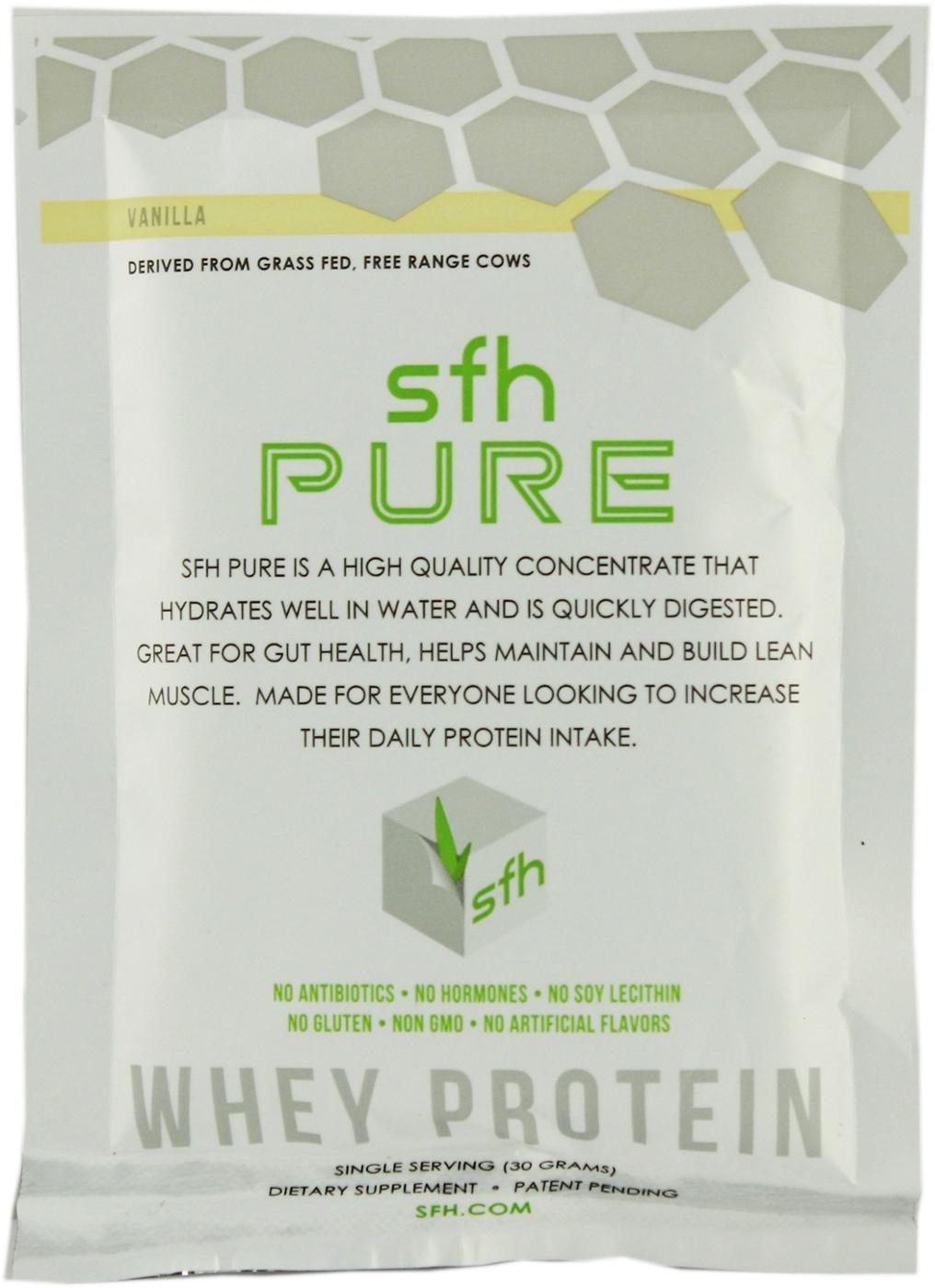 Stronger Faster Healthier Packet Pure Whey Vanilla - Shop Diet ...