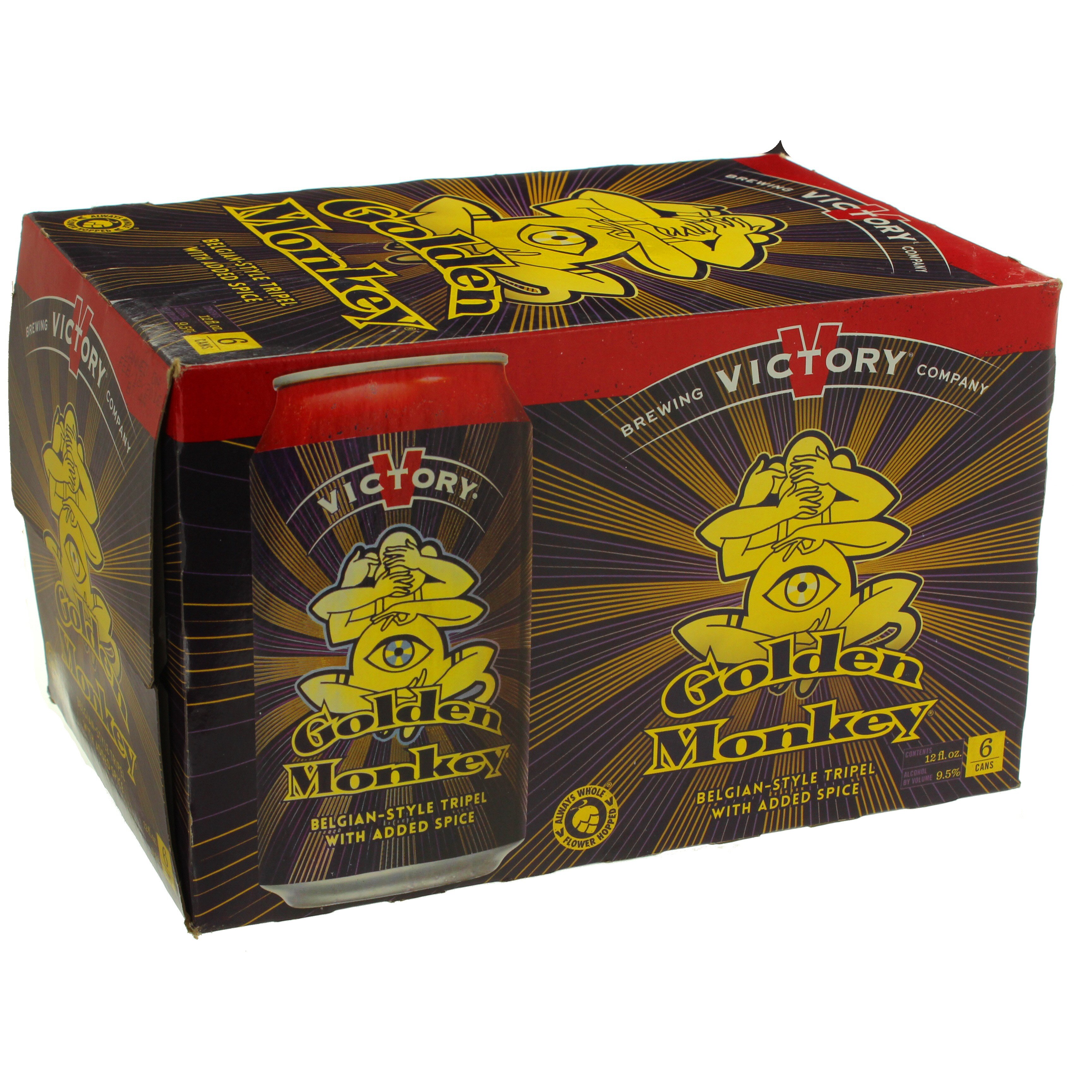 Victory Golden Monkey Craft Beer 6 pk Cans - Shop Beer at H-E-B
