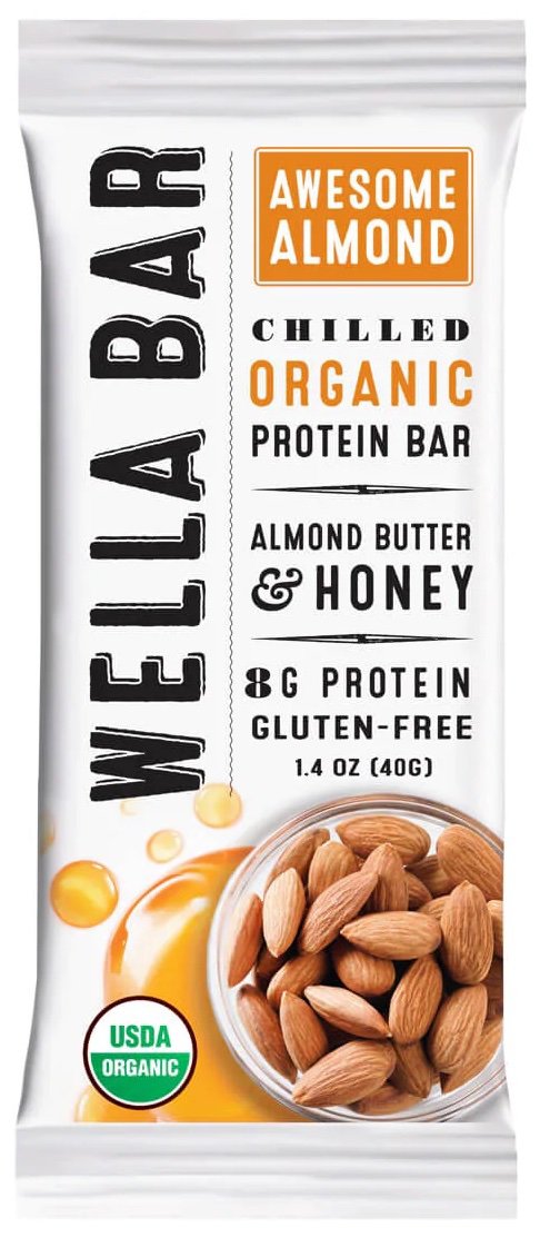 Wella Organic Awesome Almond Protein Bar - Shop Granola & snack bars at ...
