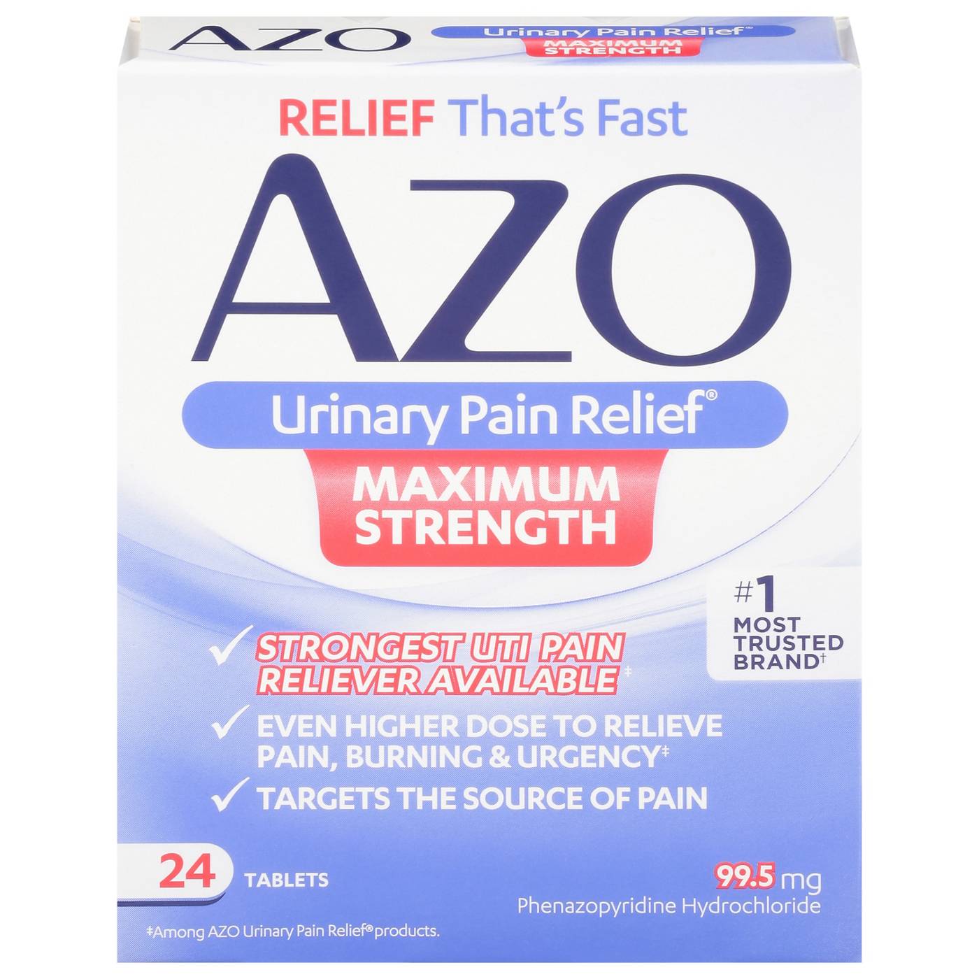 Azo Urinary Pain Relief Maximum Strength - Shop Pain relievers at H-E-B