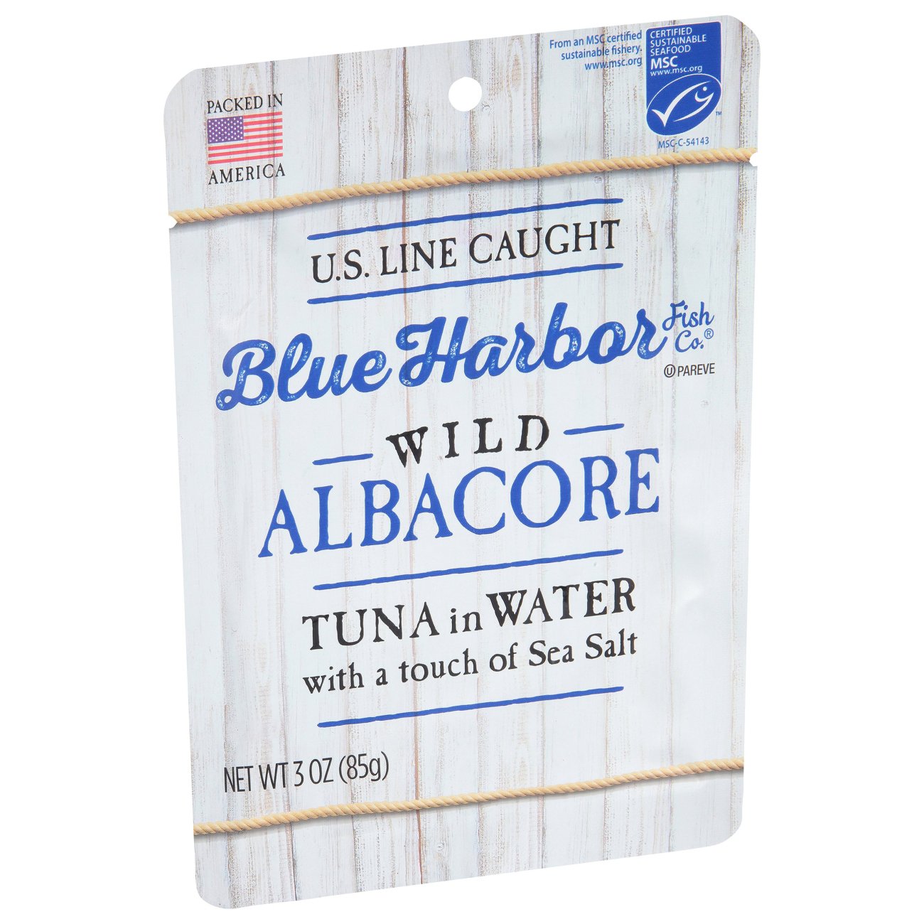 Blue Harbor Fish Co. Albacore In Water with Sea Salt Pouch - Shop ...