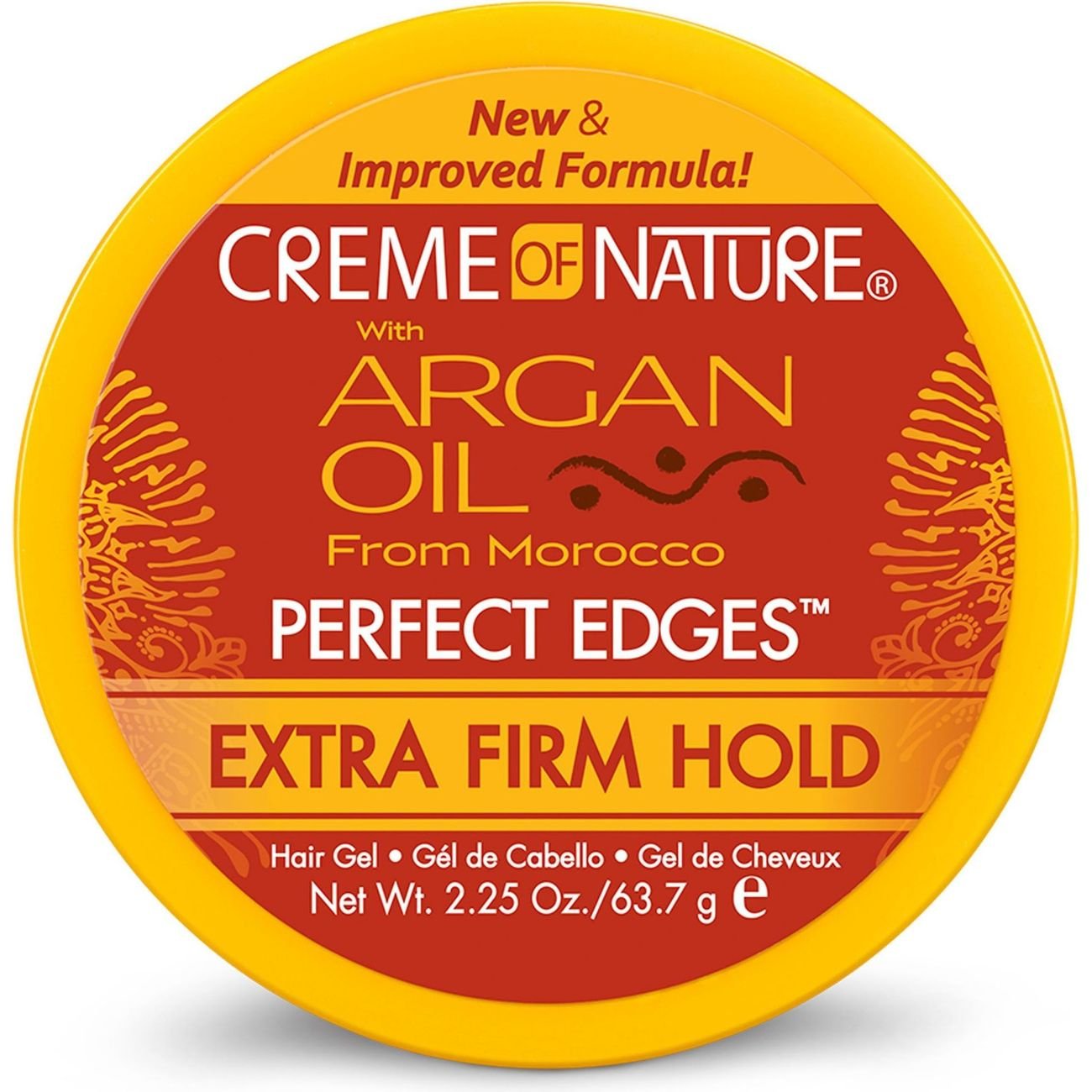 Creme of Nature Argan Oil Perfect Edges Extra Firm Hold Edge Hair Gel ...