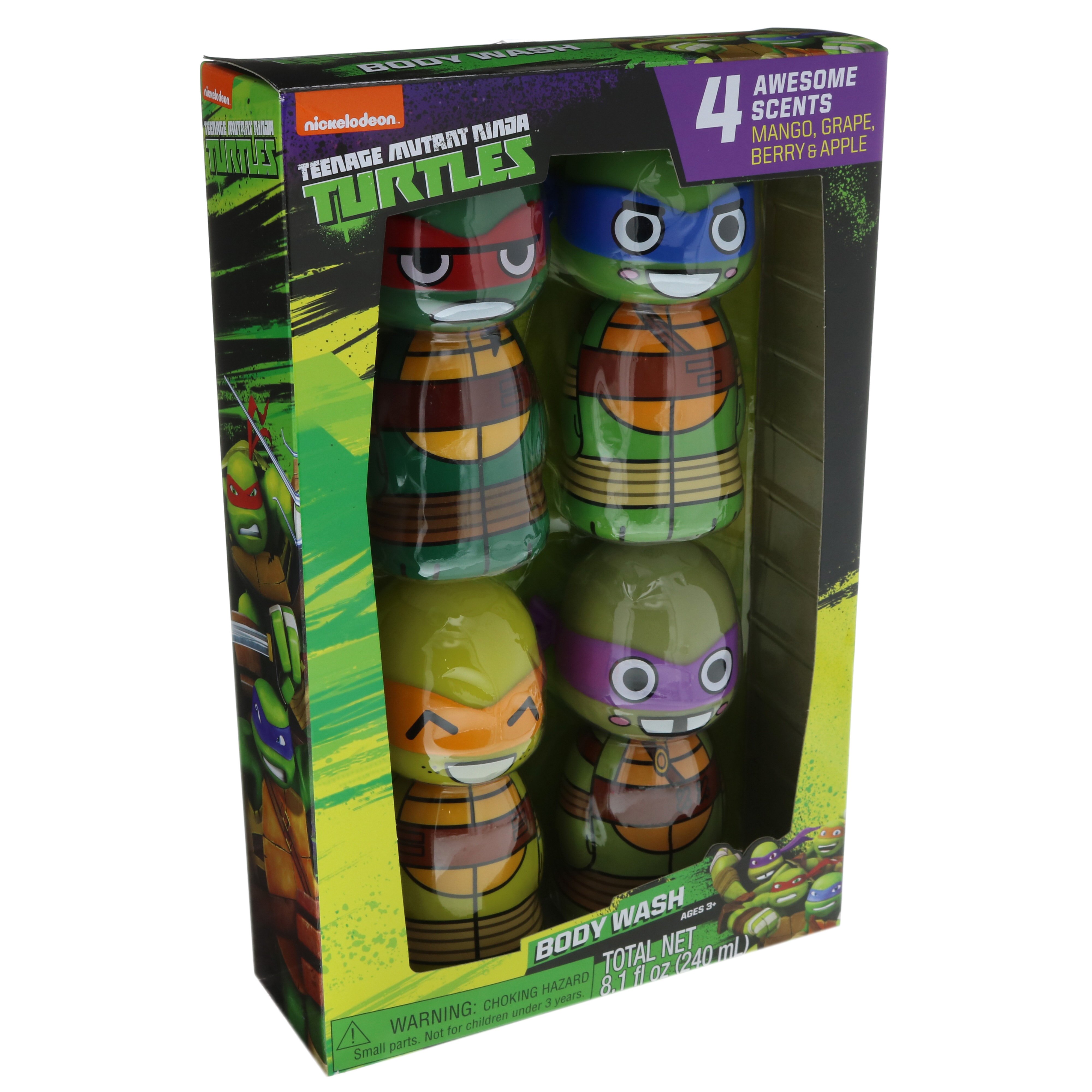 Nickelodeon Teenage Mutant Ninja Turtles Body Wash Decanter Gift Set ...