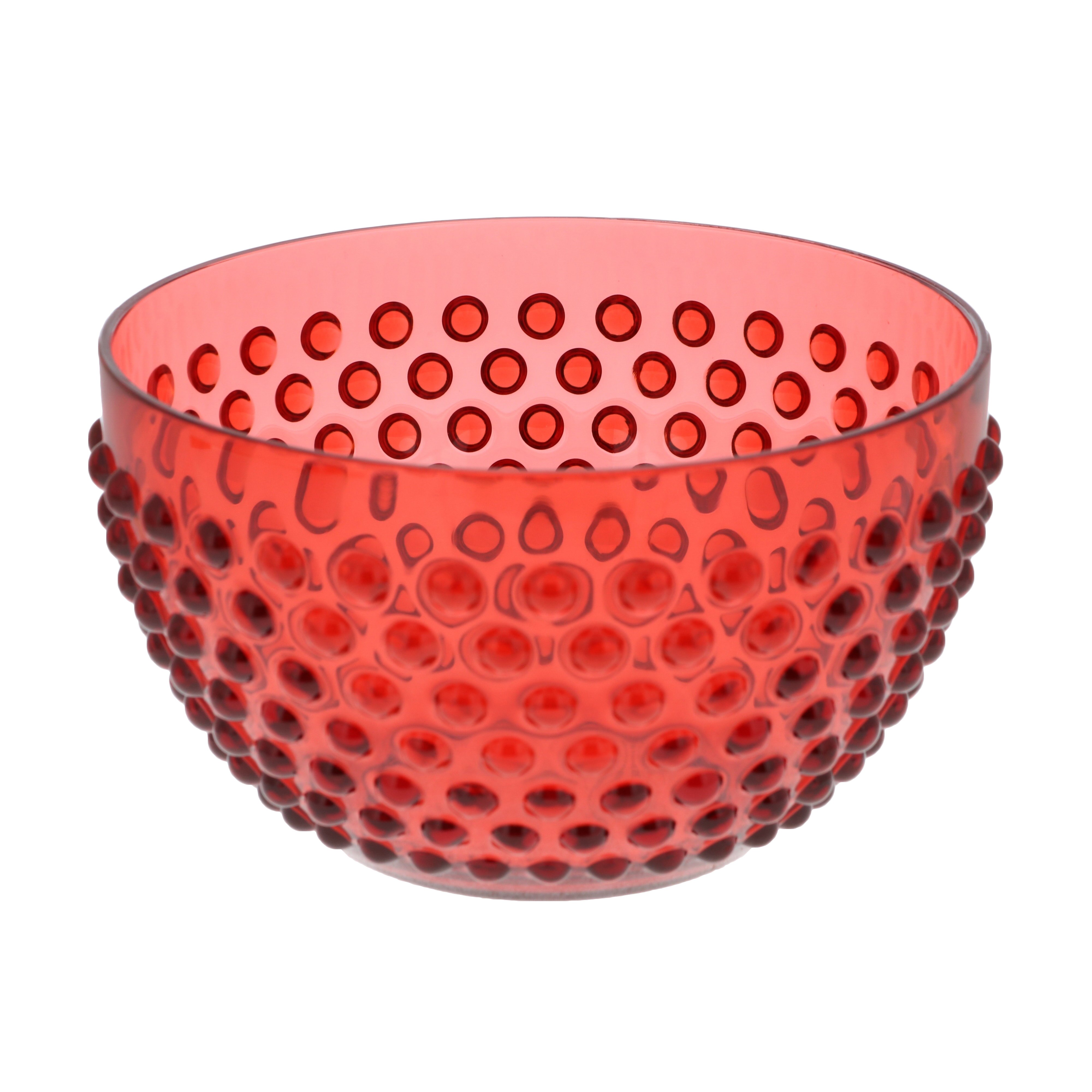 Dining Style Holiday Hobnail 6" Red Bowl - Shop Bowls at H-E-B