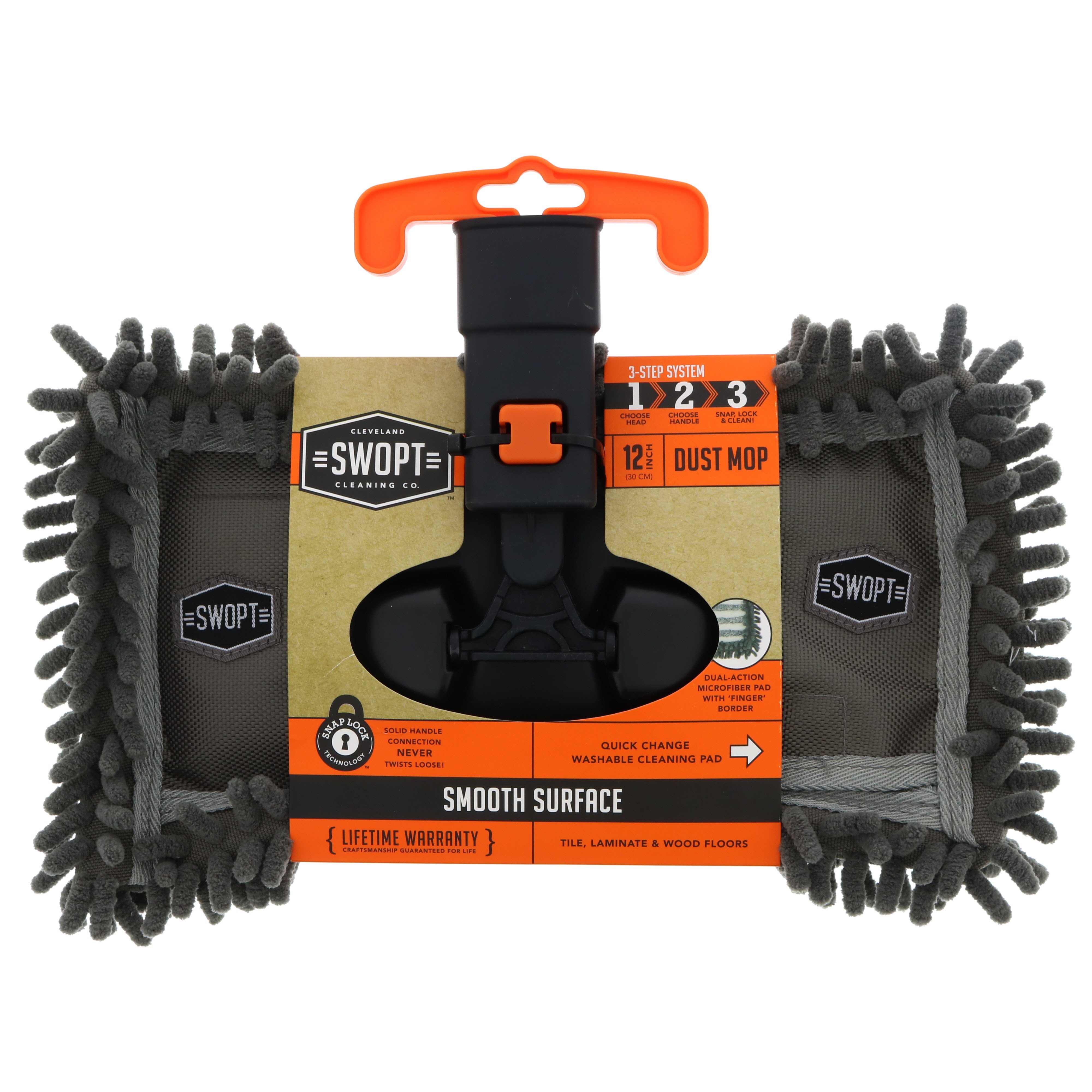 Swopt Cleaning Co. Dust Mop With Microfiber Combination - Shop Brooms ...