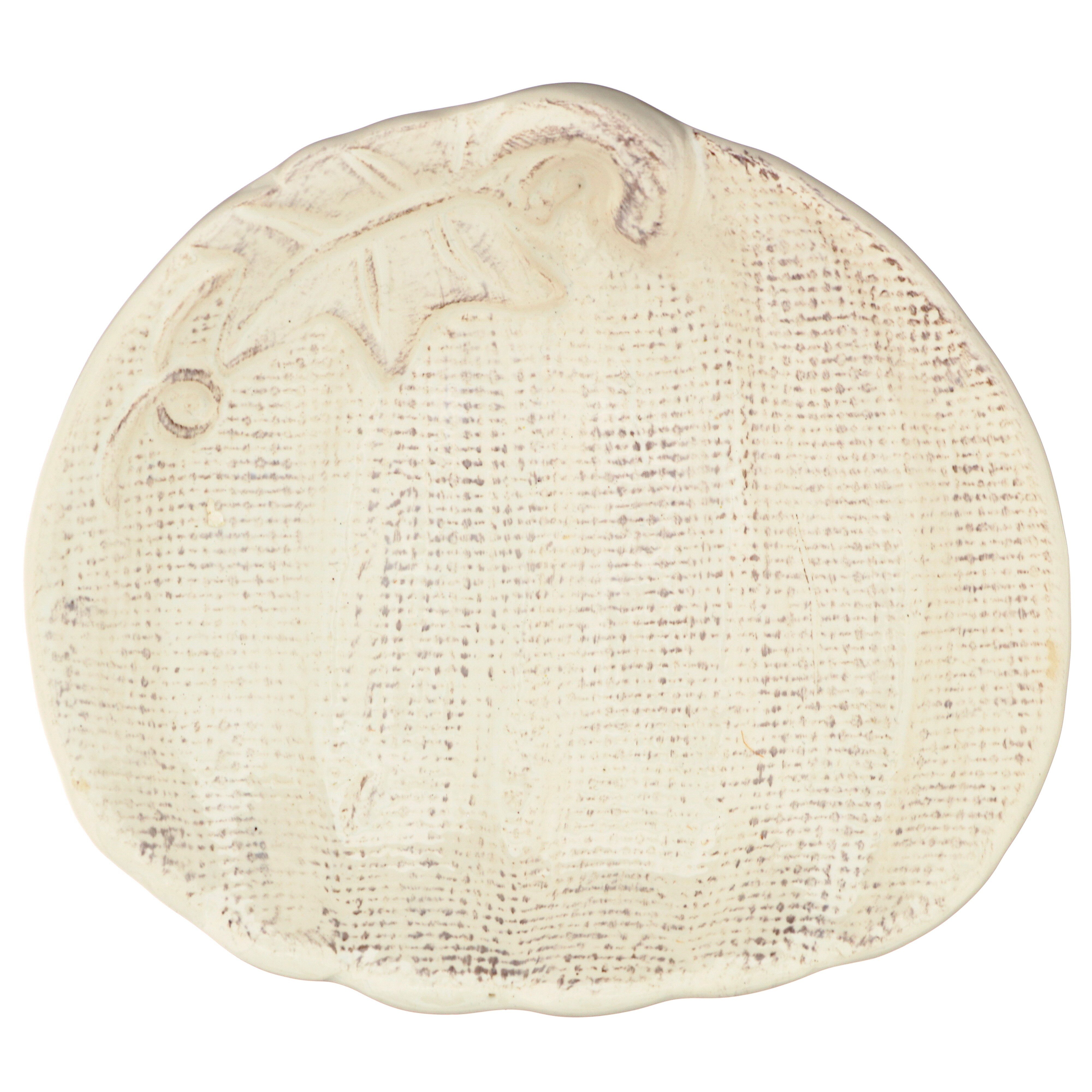 Dining Style Burlap Texture Pumpkin Dessert Plate - Shop Plates at H-E-B