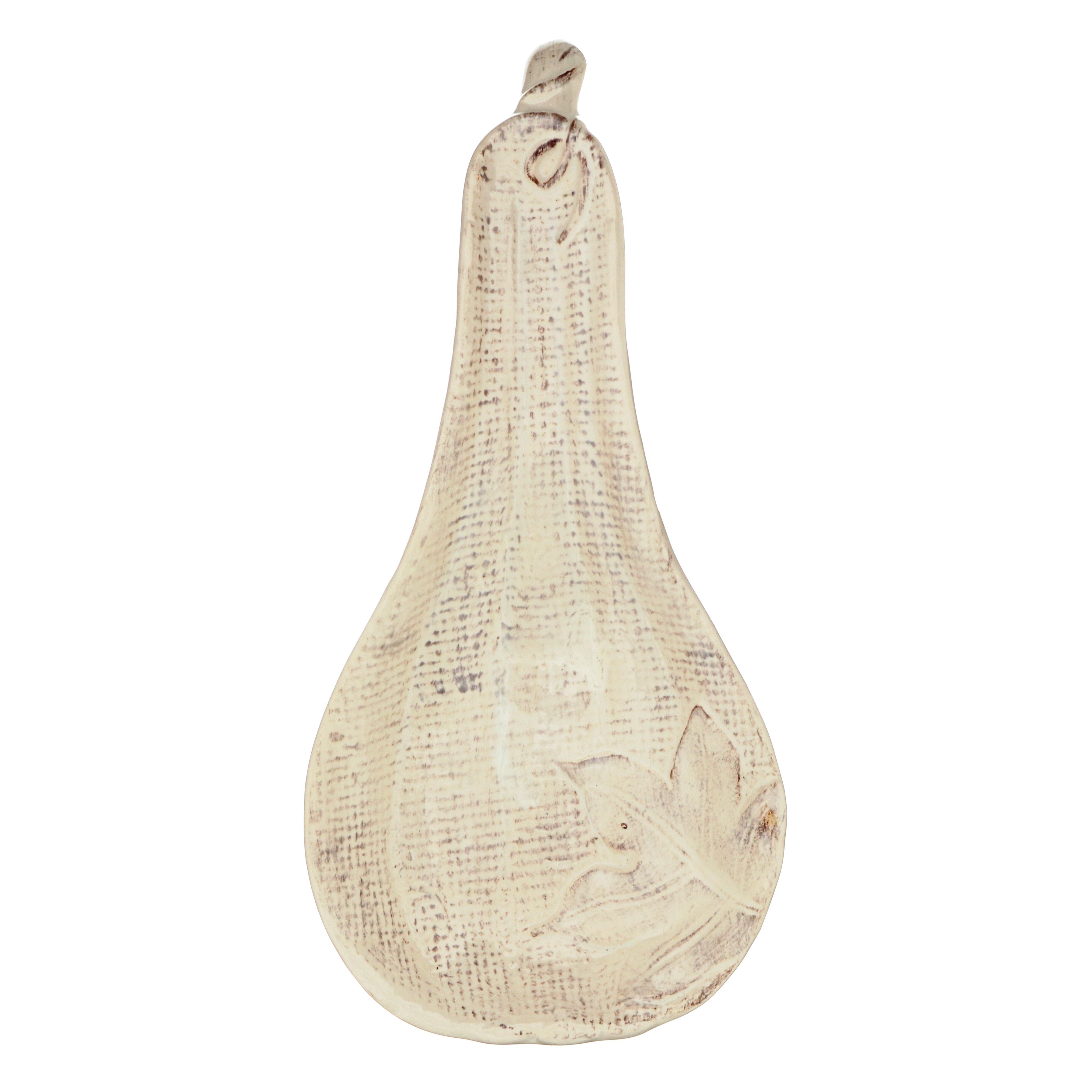 Dining Style Fall Burlap Texture Pumpkin Spoon Rest - Shop Kitchen ...