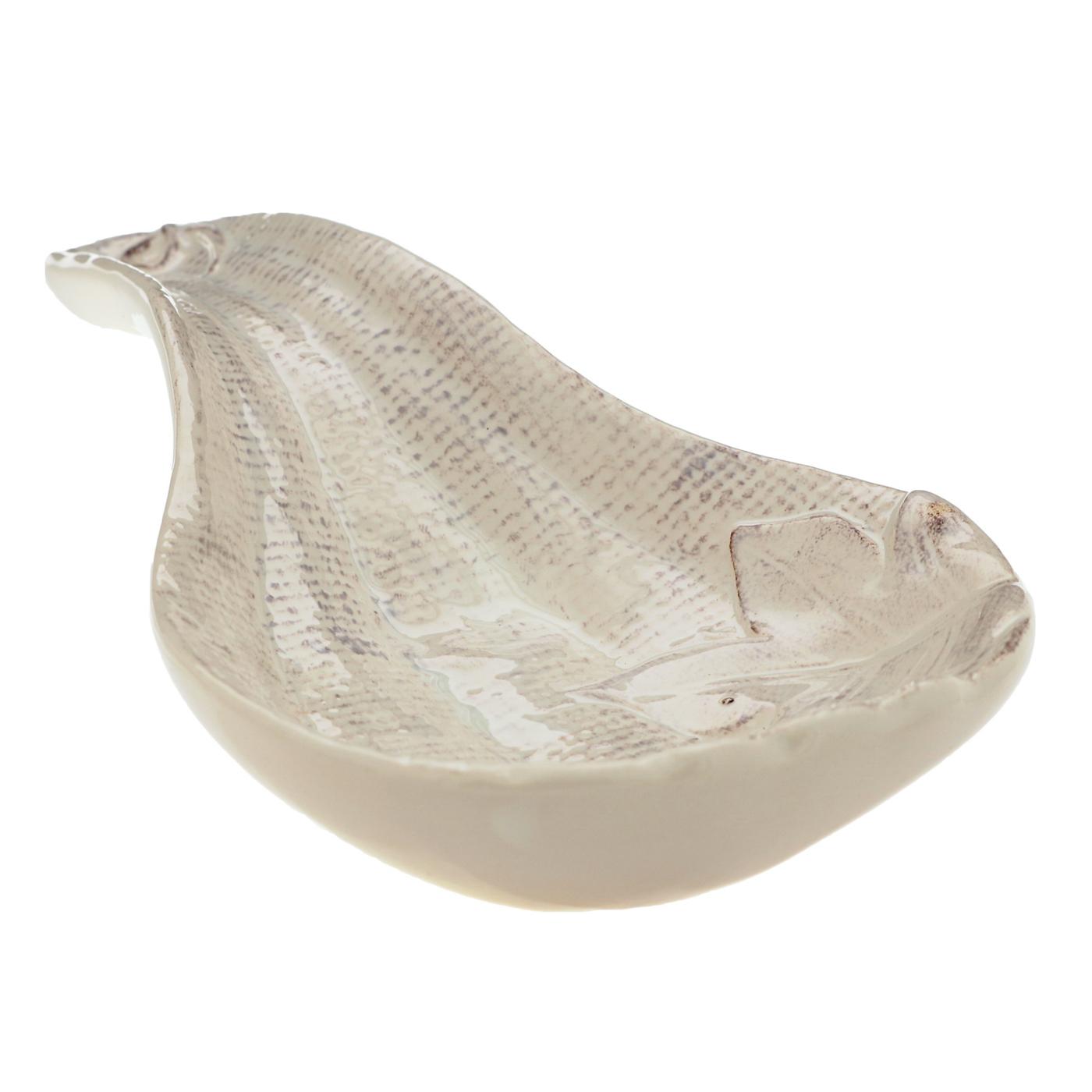 Dining Style Fall Burlap Texture Pumpkin Spoon Rest - Shop Utensils ...