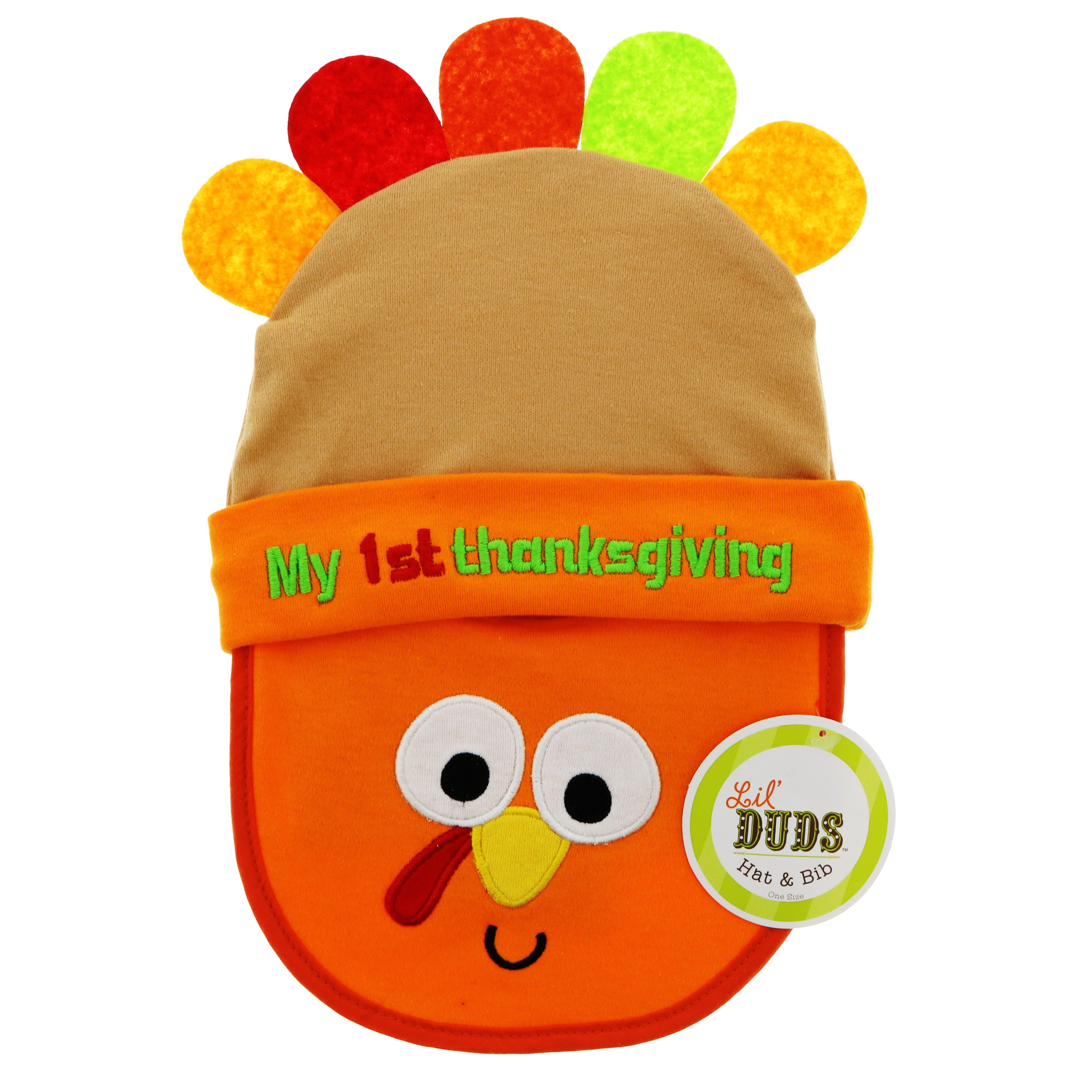Lil' Duds Thanksgiving Bib/cap Set - Shop at H-E-B