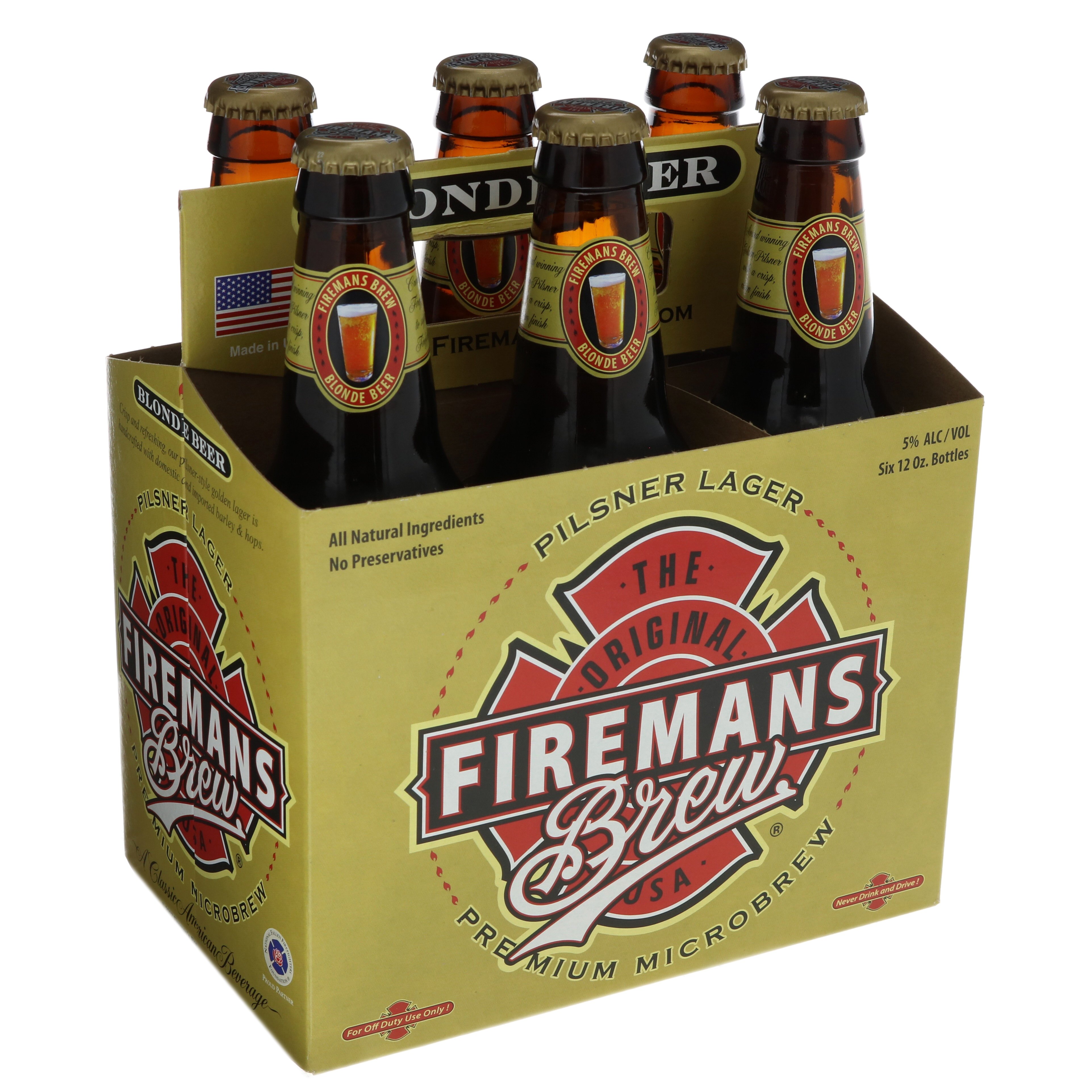 Fireman's Brew Blonde Beer 6 Pack - Shop Beer at H-E-B