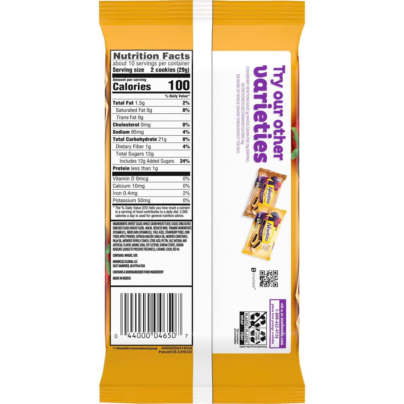 Newtons Soft & Fruit Chewy Strawberry Cookie Bars - Shop Cookies at H-E-B