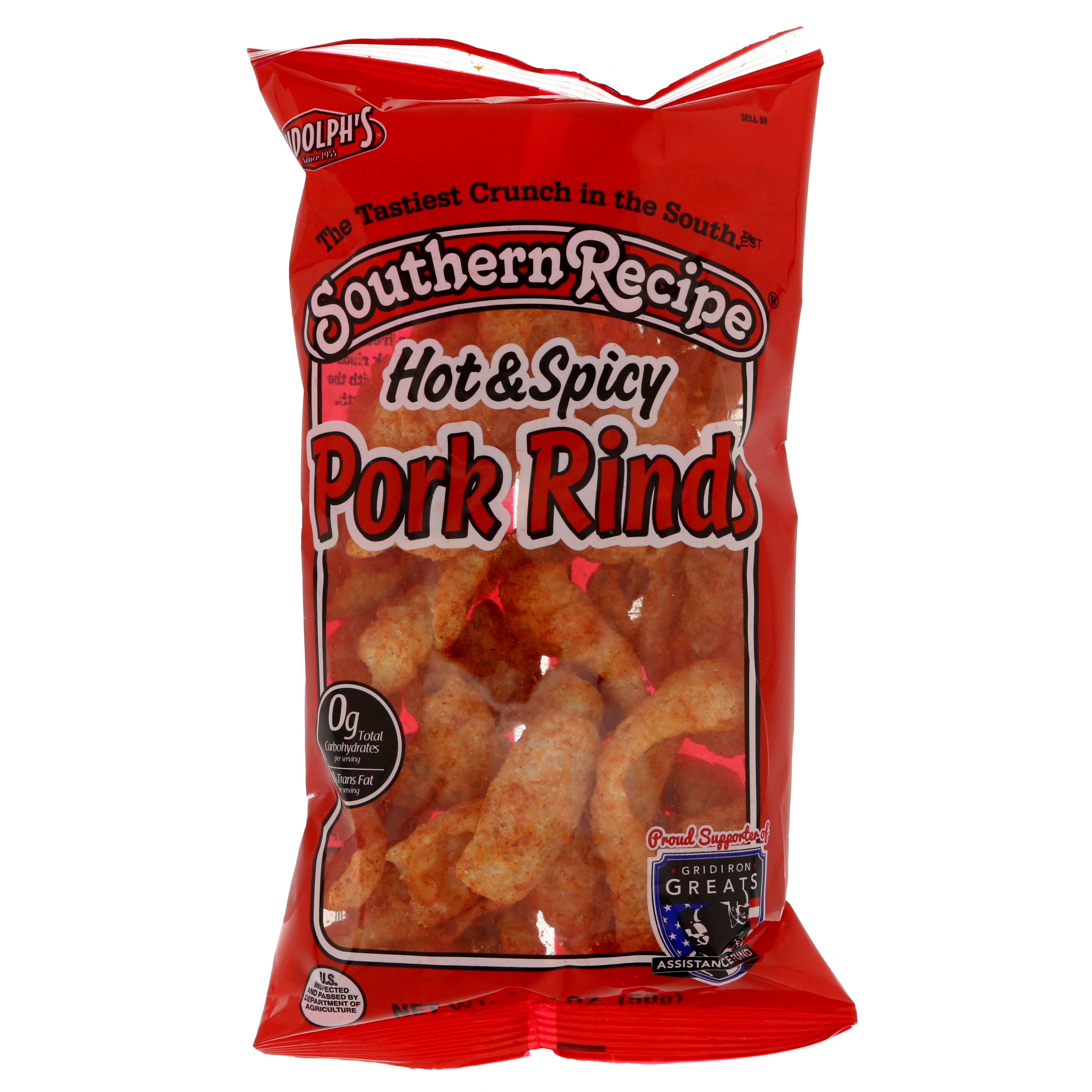 Southern Recipe Hot And Spicy Pork Rinds Shop Chips At H E B