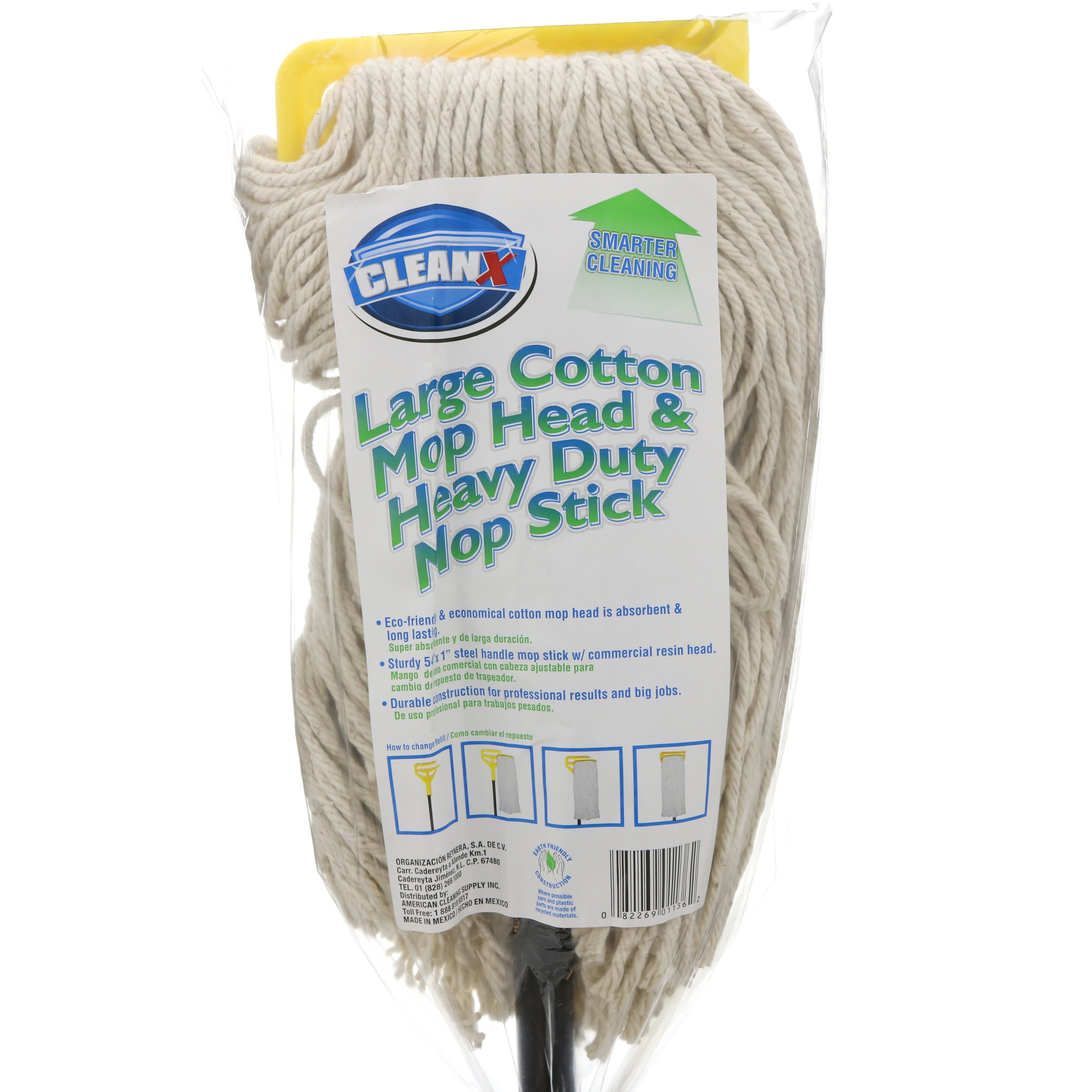 Clean-X Industrial Cotton Mop - Shop Mops at H-E-B