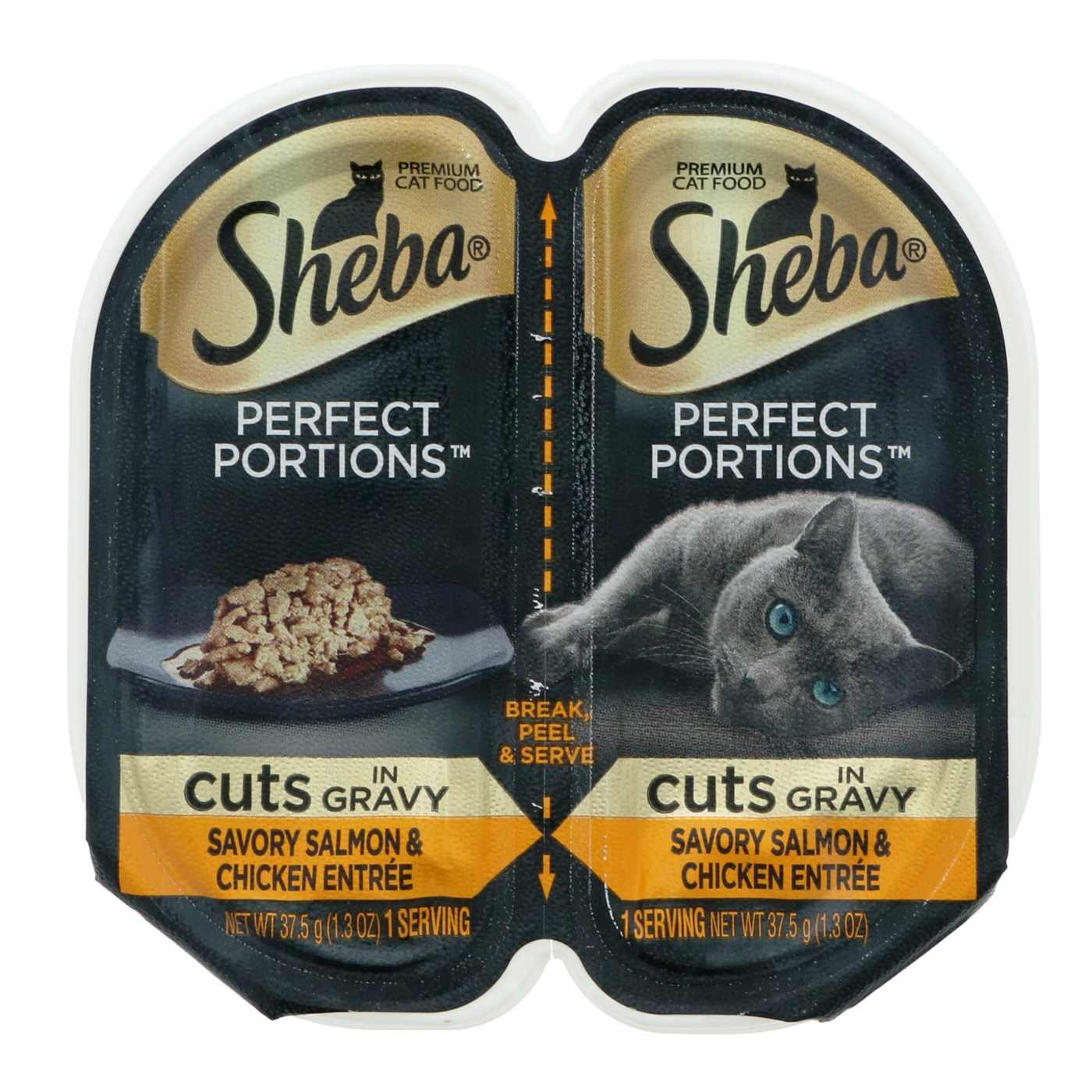 Sheba Perfect Portions Savory Salmon & Chicken Entree - Shop Food at H-E-B