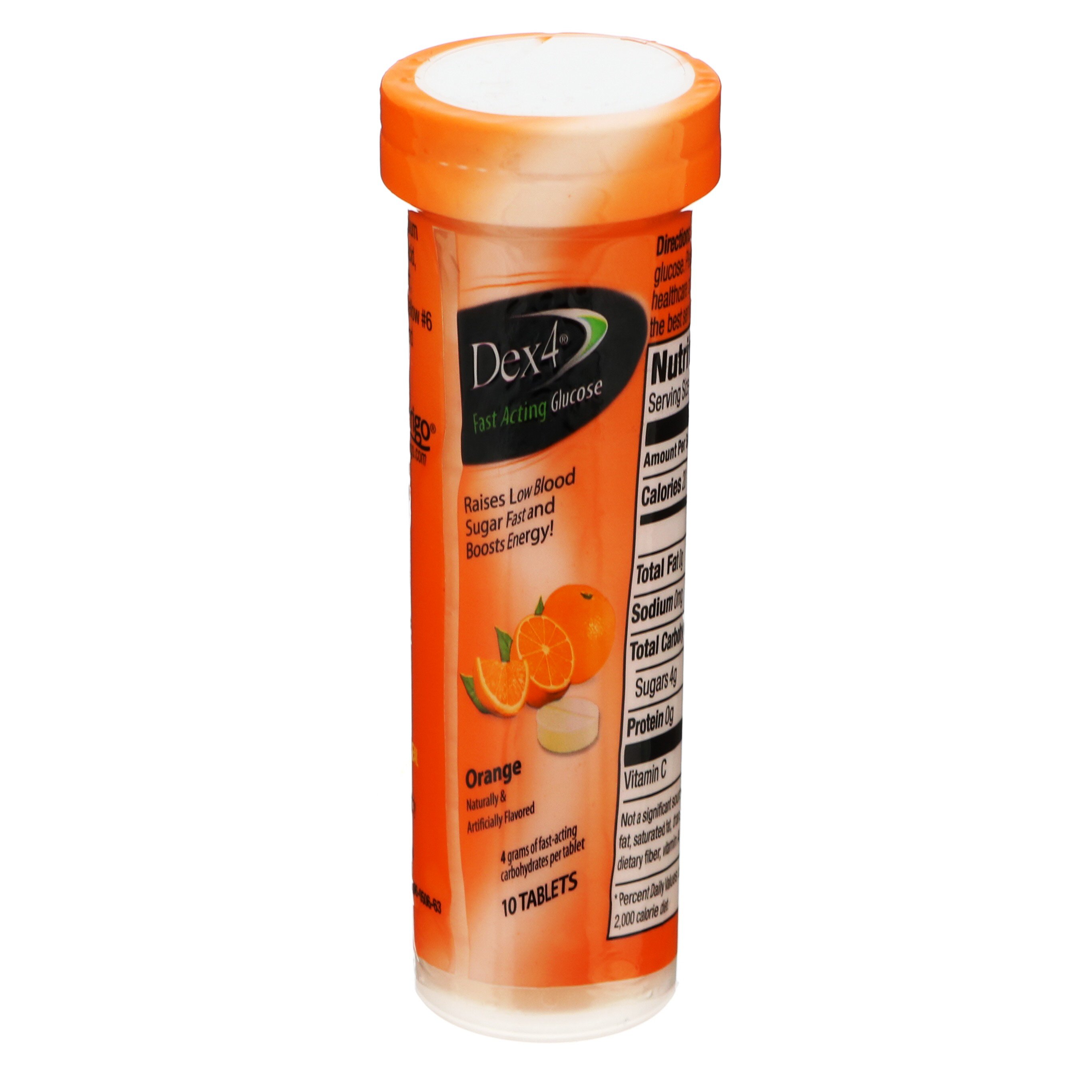 Dex 4 Orange Fast Acting Glucose Tablets - Shop Insulin & Glucose at H-E-B