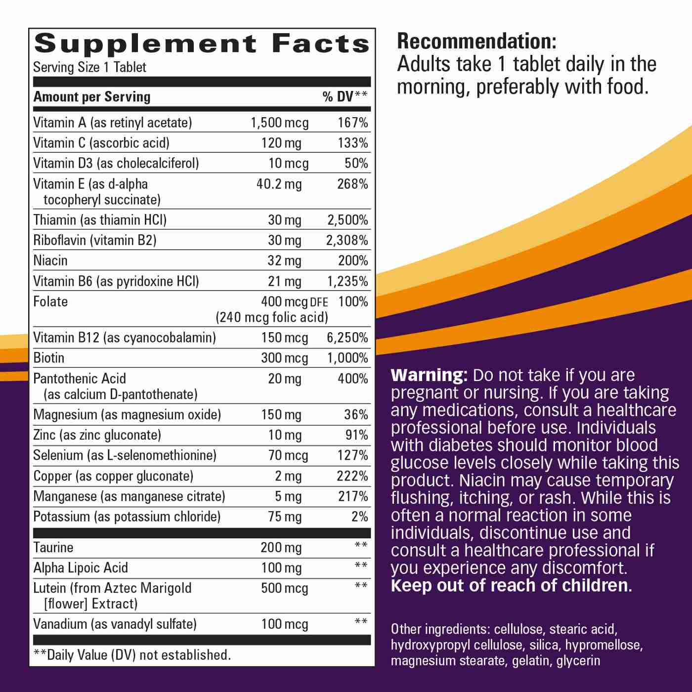 Nature's Way Alpha Betic Multivitamin - Shop Multivitamins at H-E-B