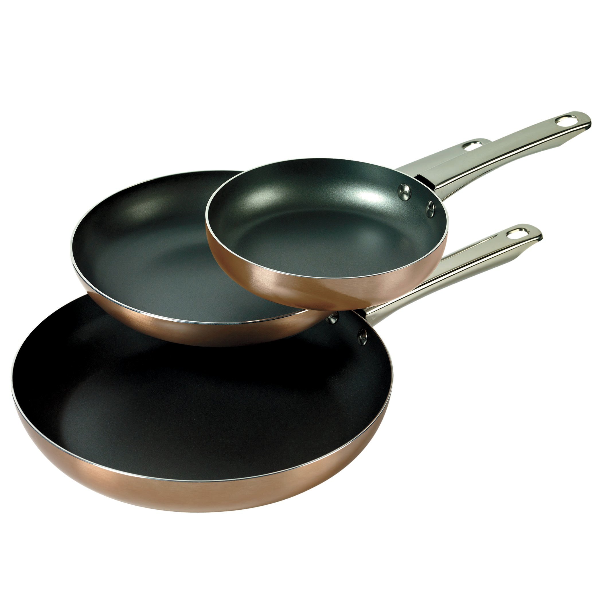 Basic Essentials Copper Fry Pan Set - Shop Kitchen & Dining at H-E-B