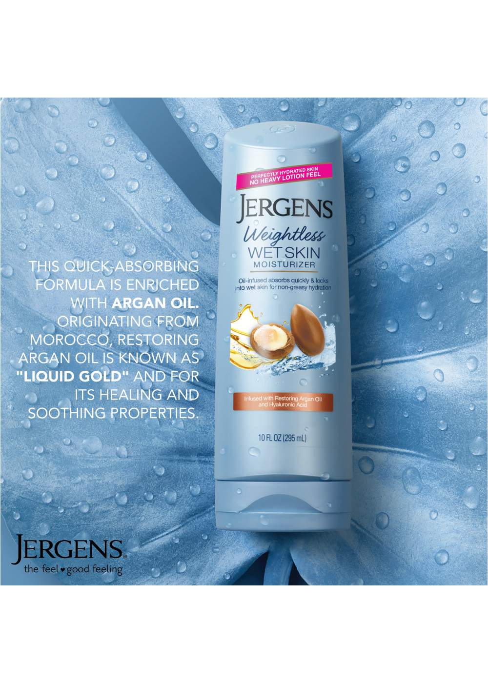 Jergens Weightless Wet Skin Body Moisturizer - Shop Body lotion at H-E-B