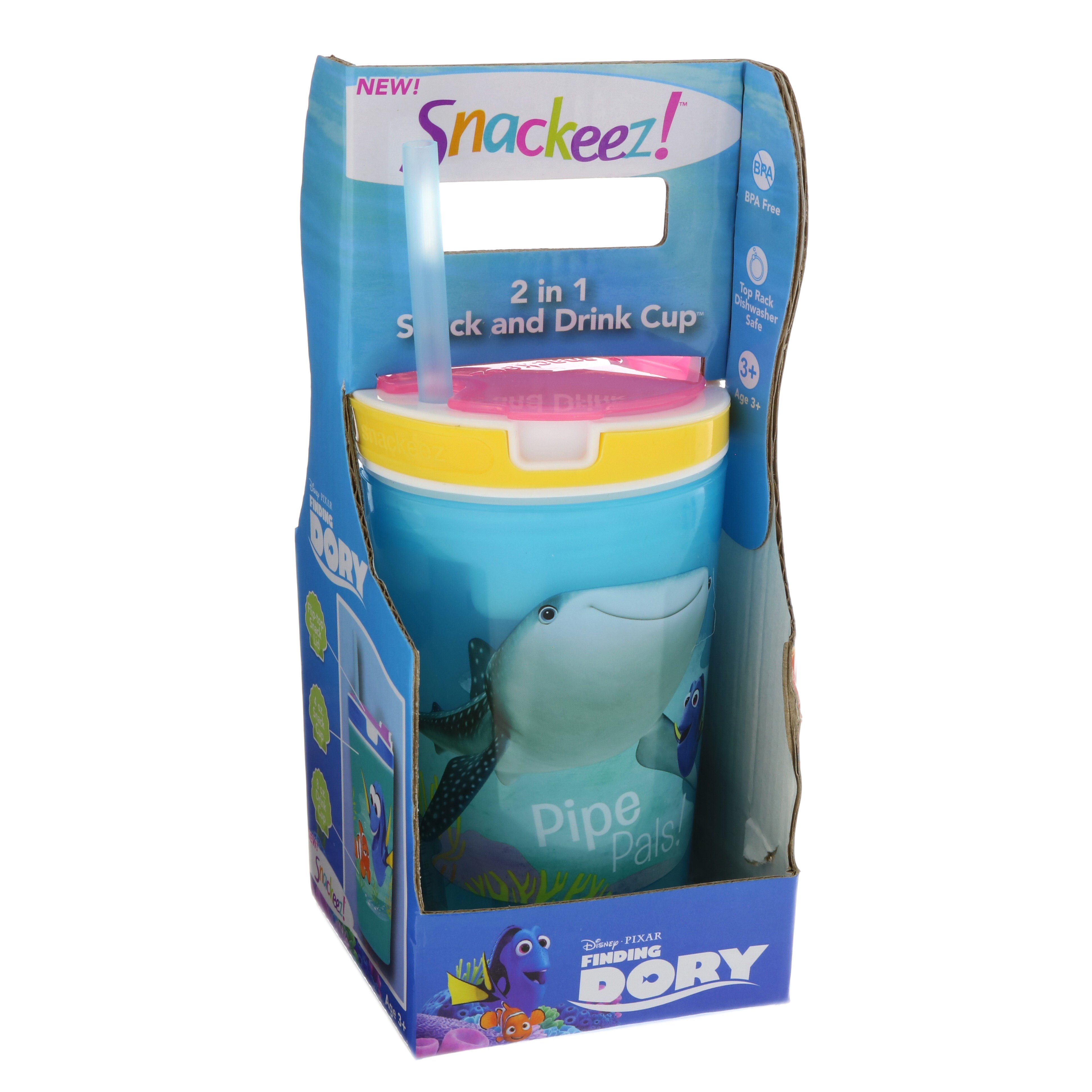 As Seen On TV Snackeez Finding Dory Pipe Pals - Shop Cups & Tumblers at ...