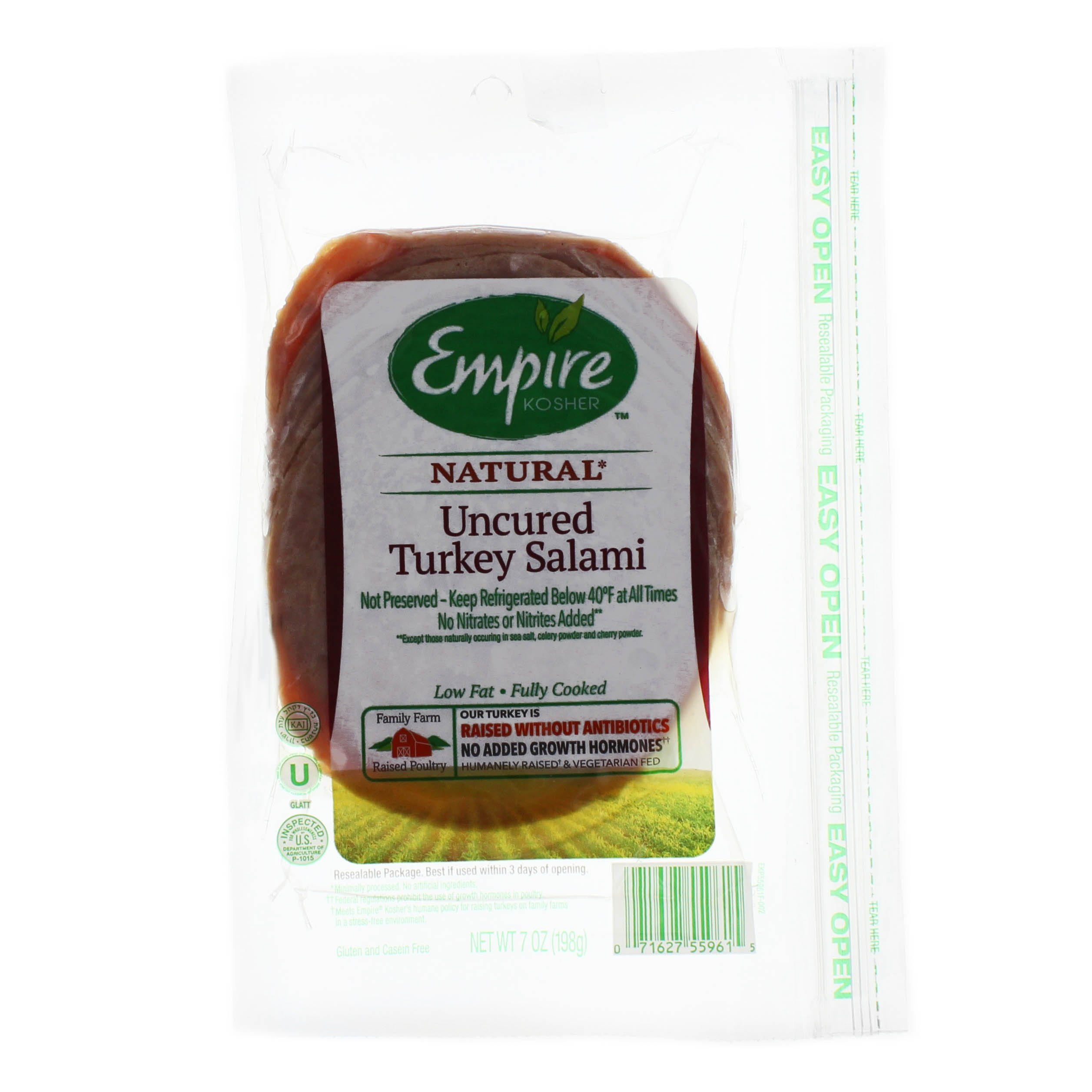 Empire Kosher Uncured Turkey Salami - Shop Meat at H-E-B