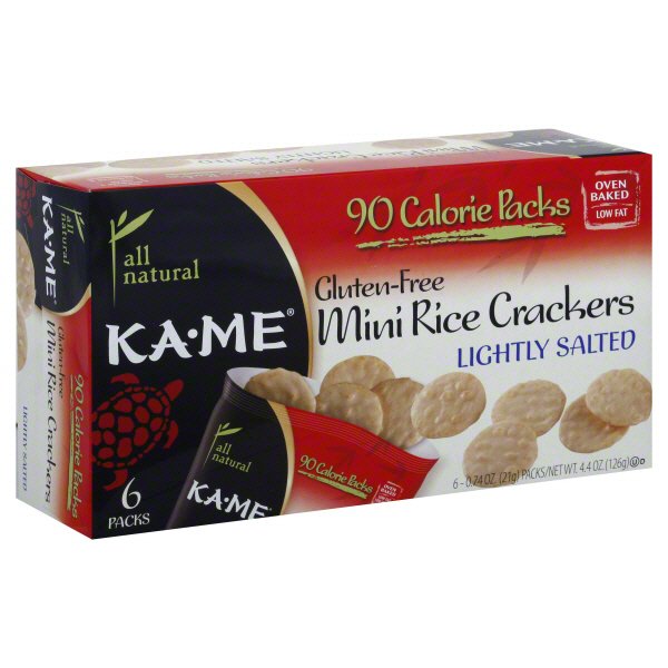 Ka-Me Lightly Salted Mini Rice Crackers - Shop Snacks & Candy at H-E-B